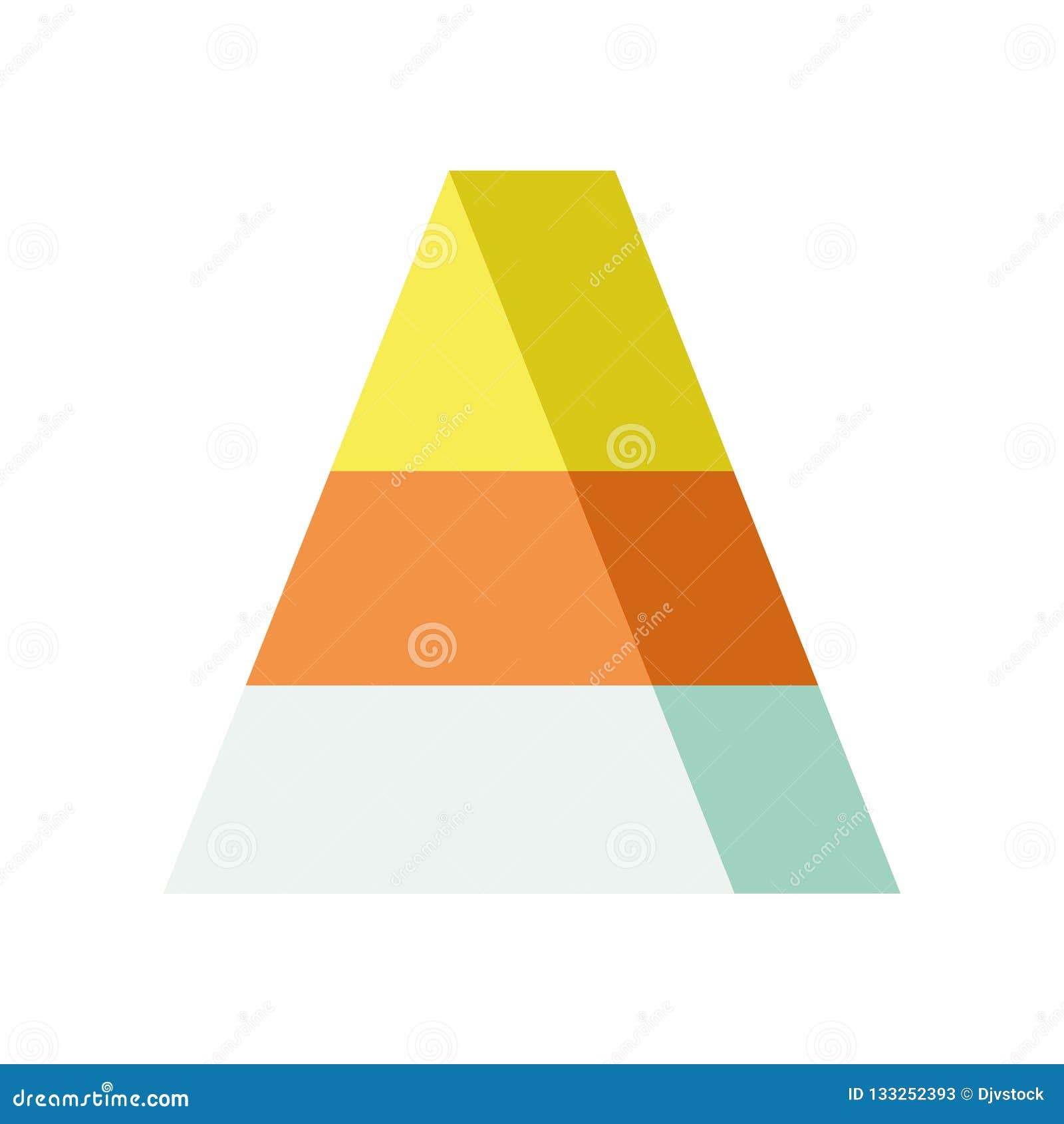 Jelly in Triangle Shape Sweet Snack Stock Vector - Illustration of ...