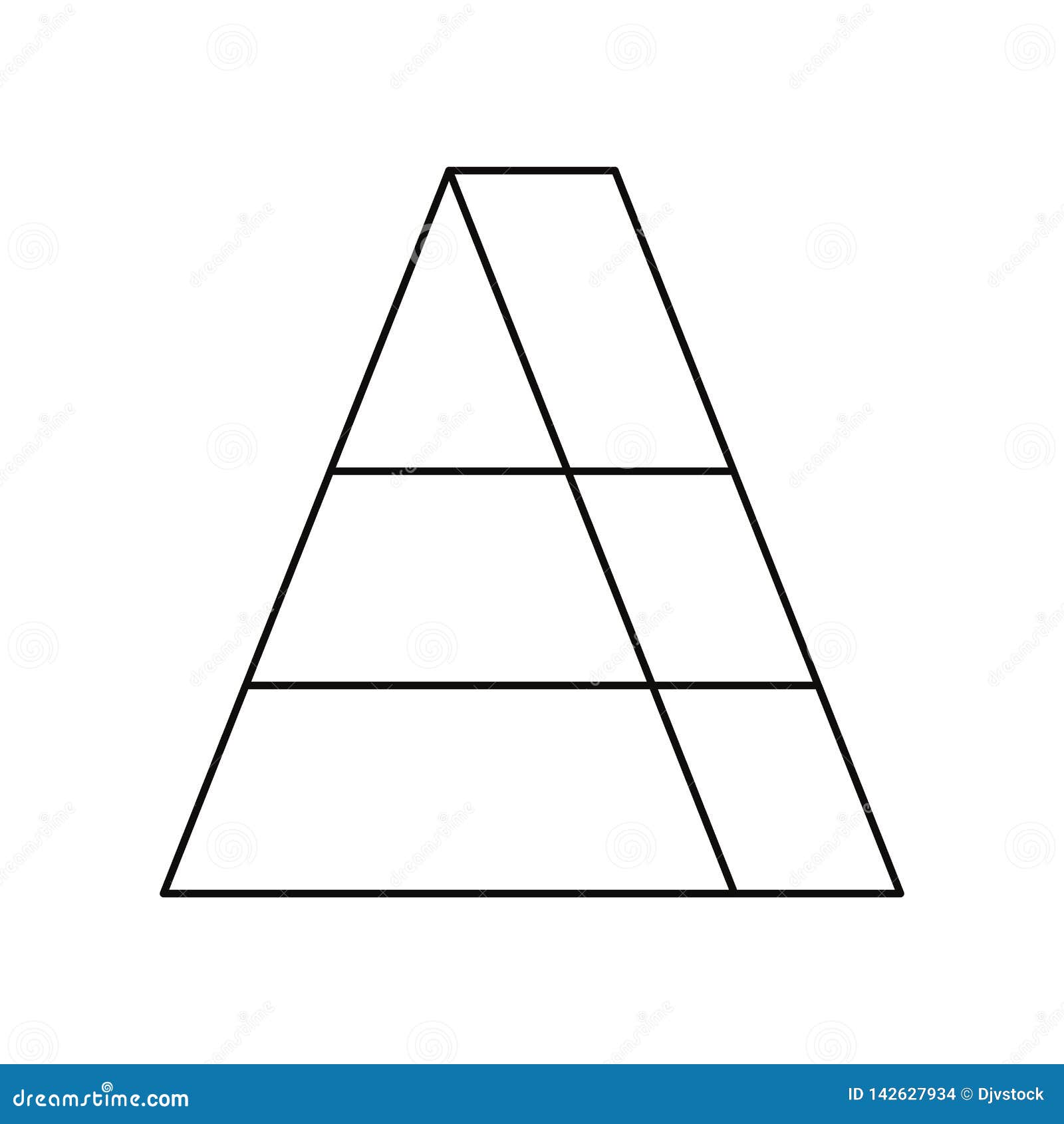 Jelly in Triangle Shape Sweet Snack Stock Vector - Illustration of ...