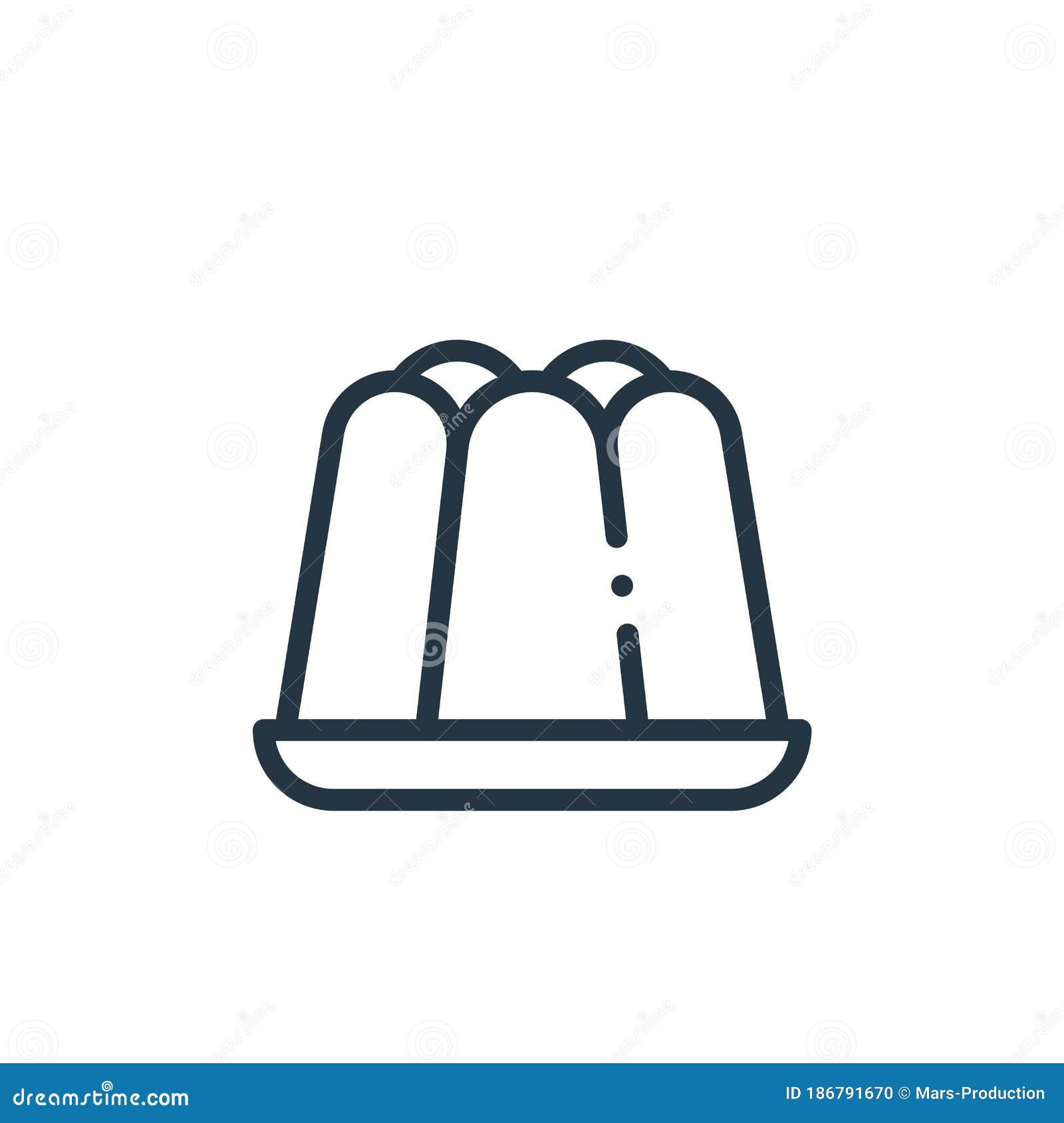 Jelly Vector Icon. Jelly Editable Stroke. Jelly Linear Symbol For Use ...
