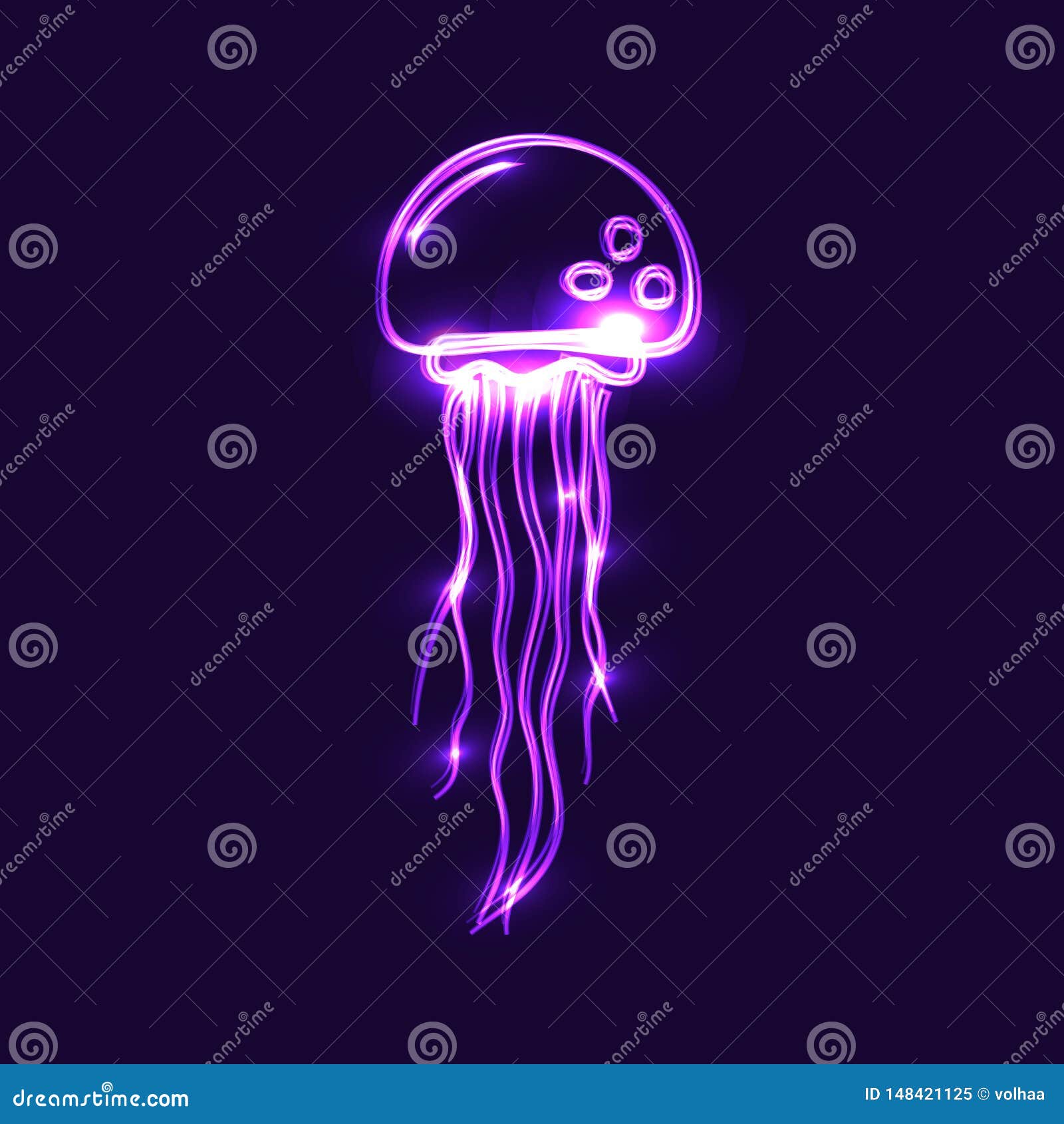 Neon Jellyfish