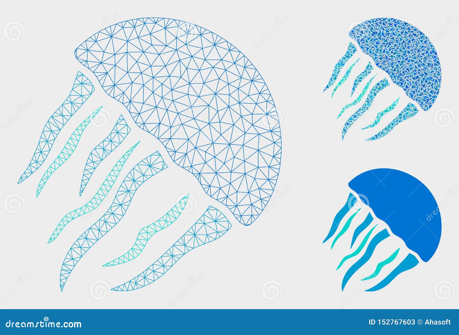 Jellyfish Vector Mesh Network Model and Triangle Mosaic Icon Stock ... Jellyfish Vector Mesh Network Model and Triangle Mosaic Icon Stock ...