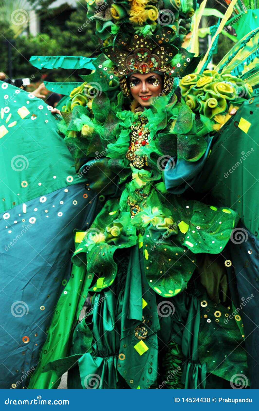 Jember Fashion Carnival editorial stock photo. Image of dream - 14524438
