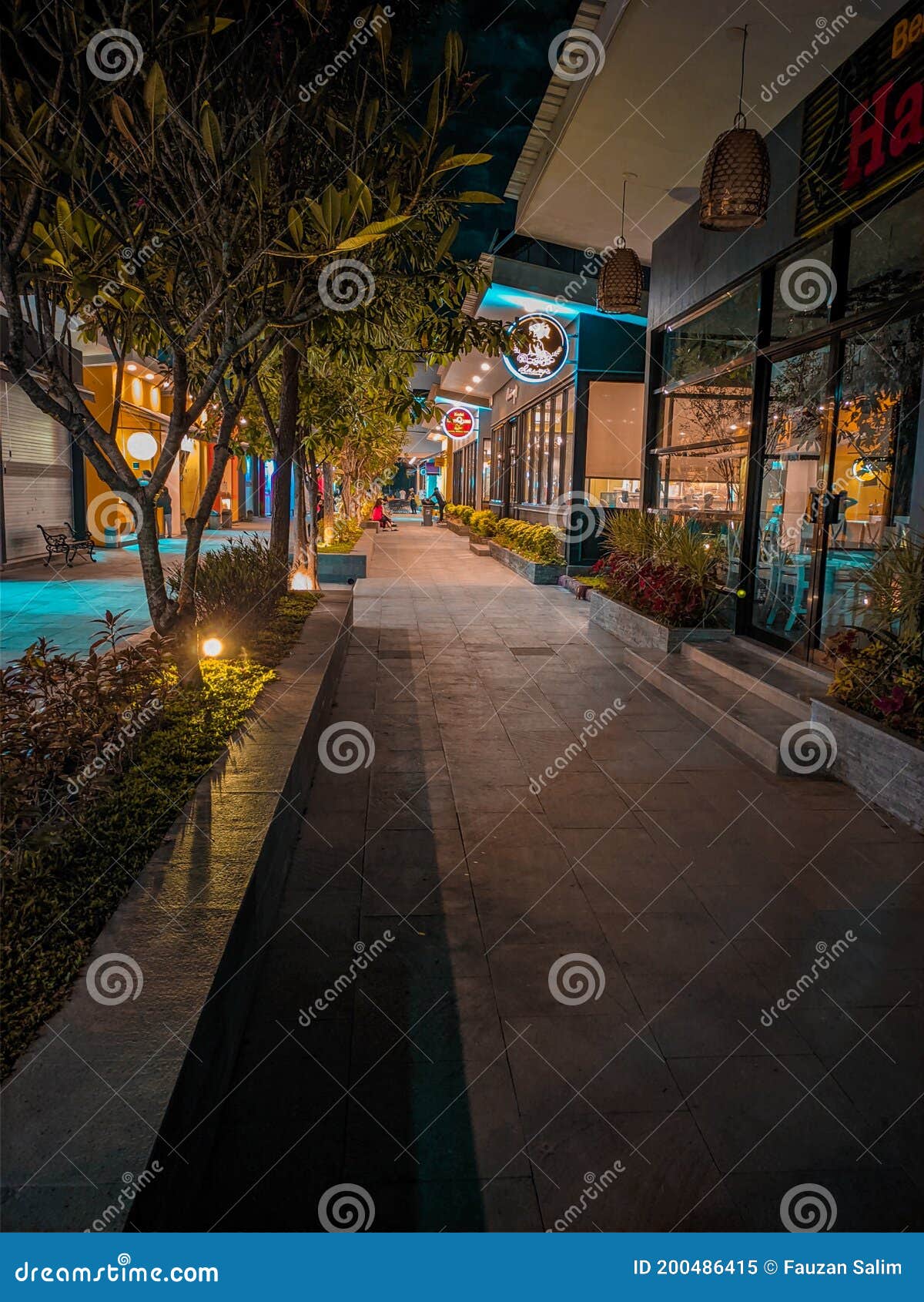 Jember Roxy Square in Night Editorial Image - Image of roxy, jember ...