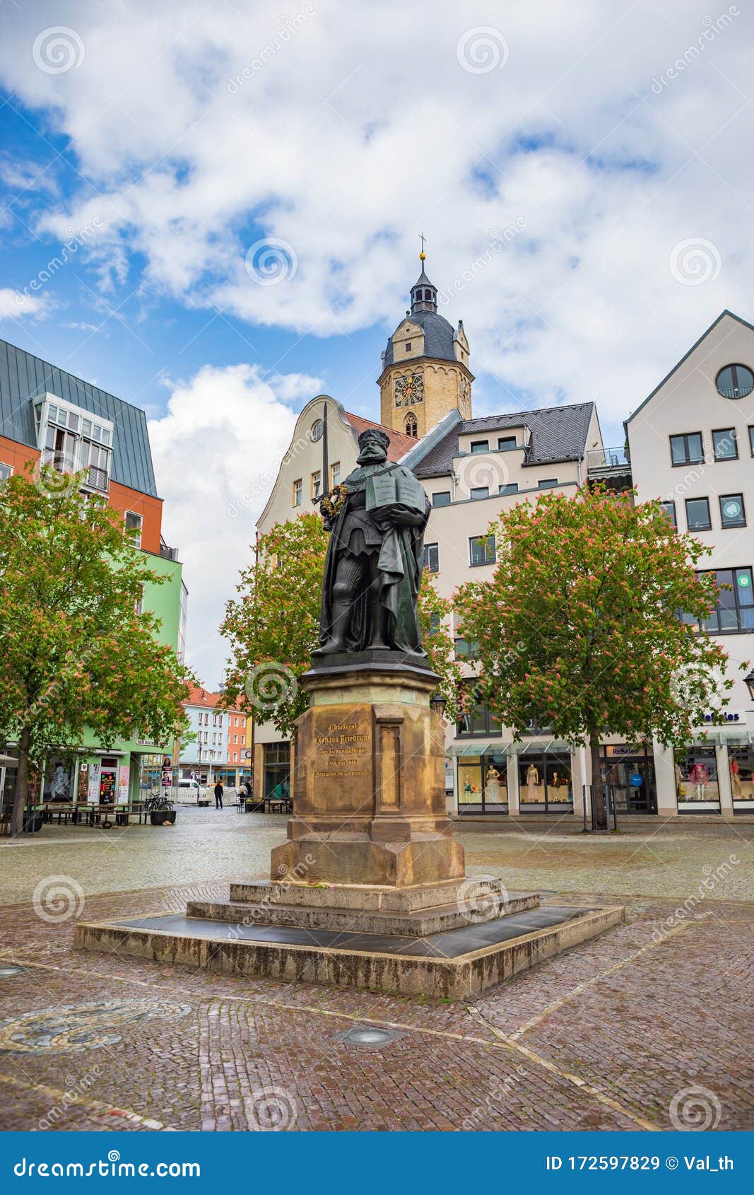 Marktplatz of Jena editorial stock image. Image of europe - 172597829