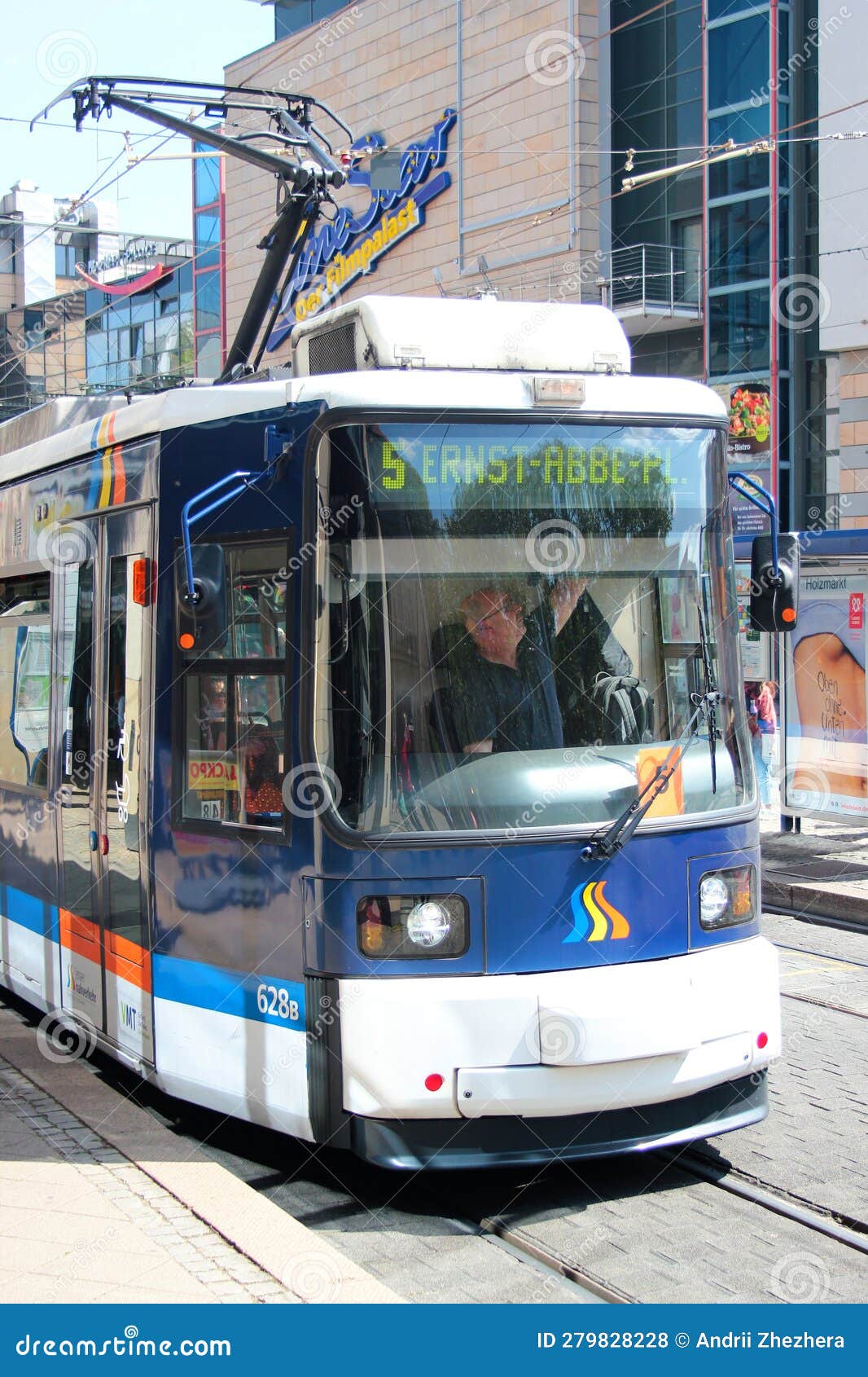 Jena, Germany - May 26, 2023: Jena ADtranz Low Floor Tram, Part of the ... Jena, Germany - May 26, 2023: Jena ADtranz Low Floor Tram, Part of the ...