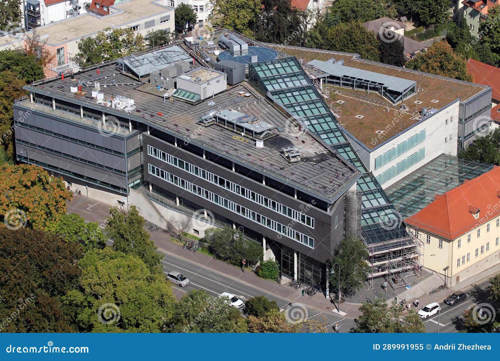 Jena, Germany - September 9, 2023: the Thuringian University and State ...
