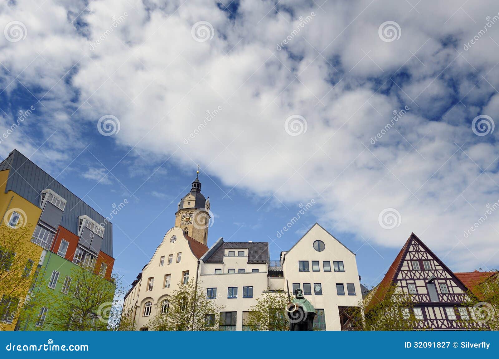 Jena, Thuringia stock image. Image of jena, exterior - 32091827