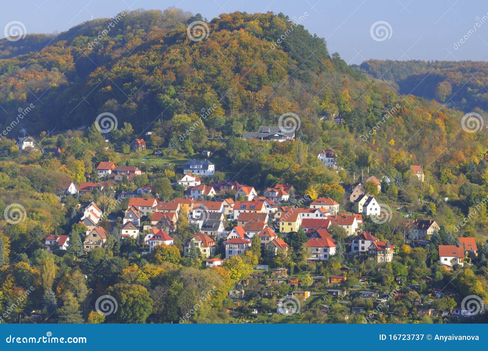 Jena Town, Thuringia, Germany Stock Image - Image of scenic, autumn ...