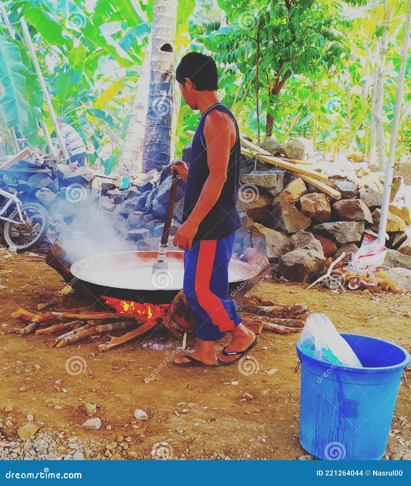 JENANG or DODOL Cake Making Process Editorial Stock Image - Image of ...