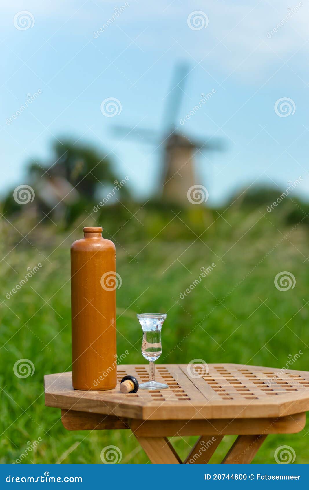 Jenever the National Drink in Holland (EU) Stock Photo - Image of ...