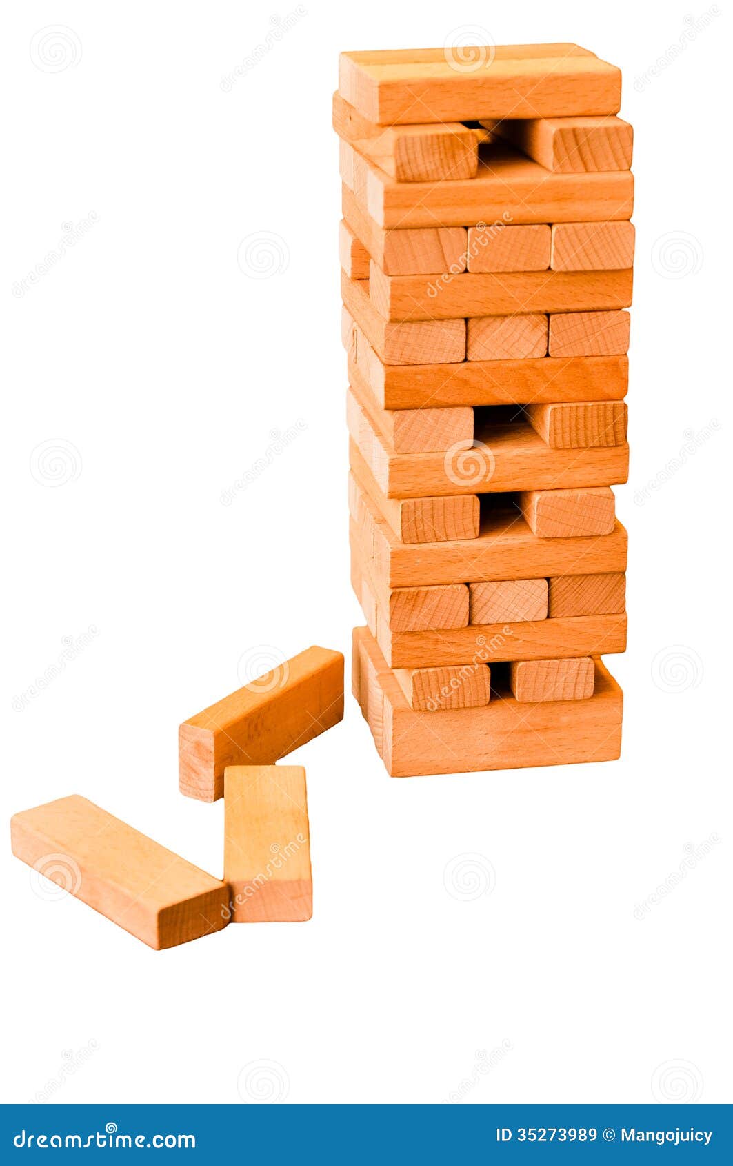 Jenga Bloque La Tour - D'isolement Image stock - Image du tour, loisirs ...