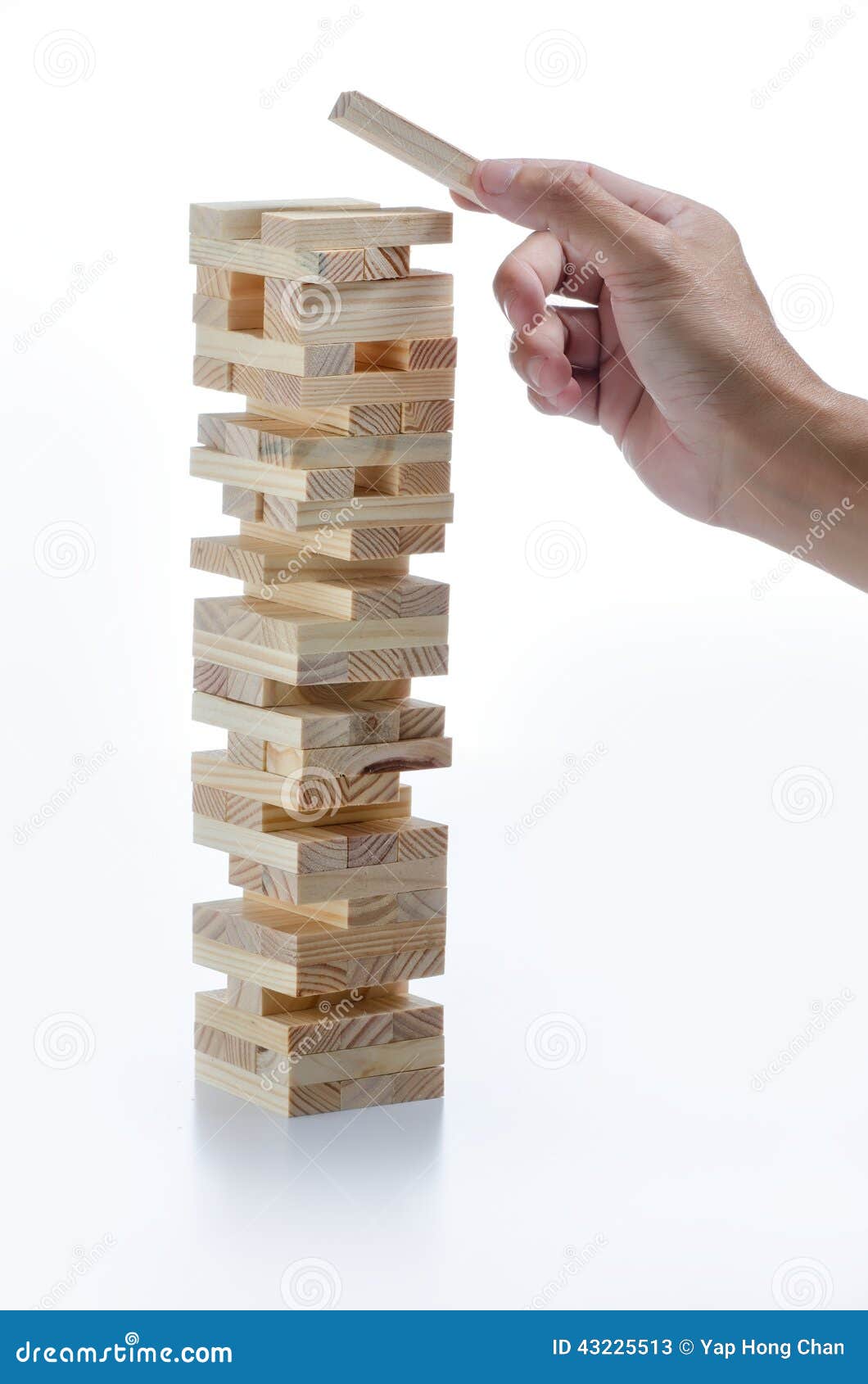 Jenga game editorial stock photo. Image of white, background - 43225513