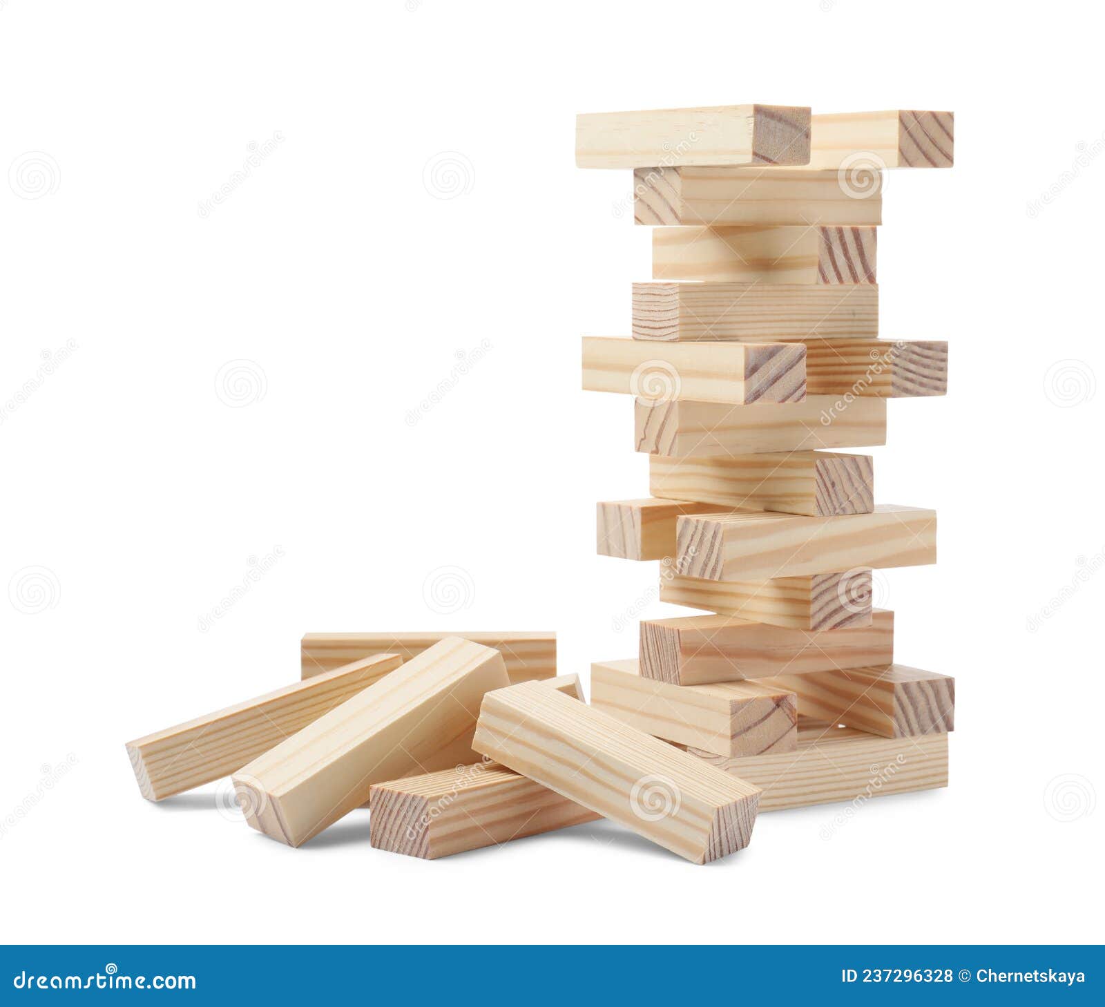 Pile Of Jenga Blocks Royalty-Free Stock Photo | CartoonDealer.com #28907637