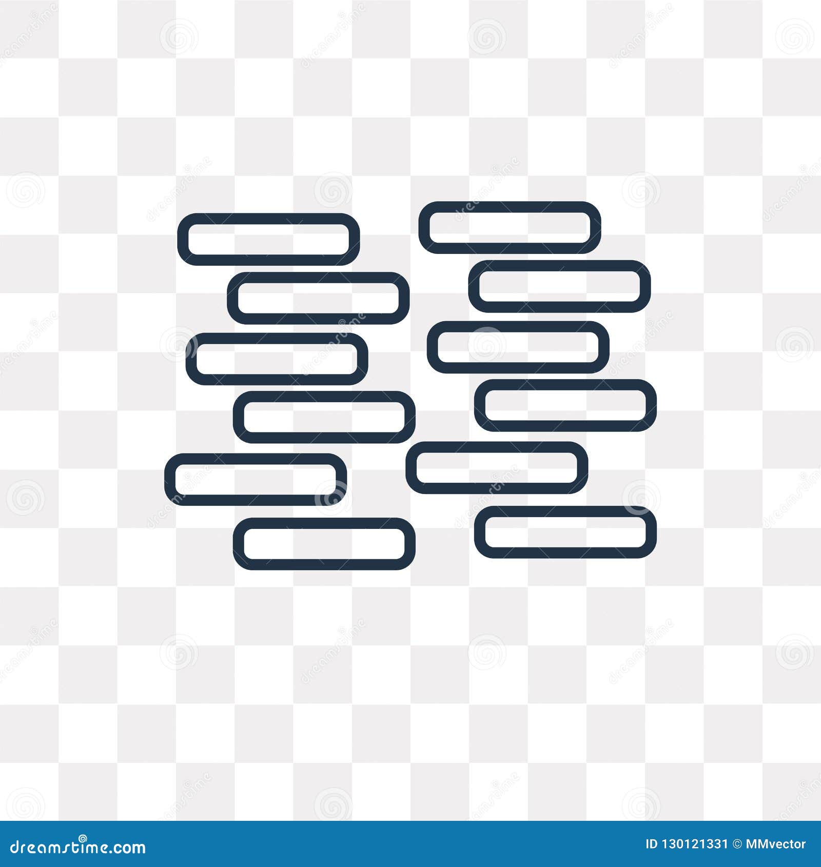 Jenga Vector Icon Isolated On Transparent Background, Jenga Tra ...