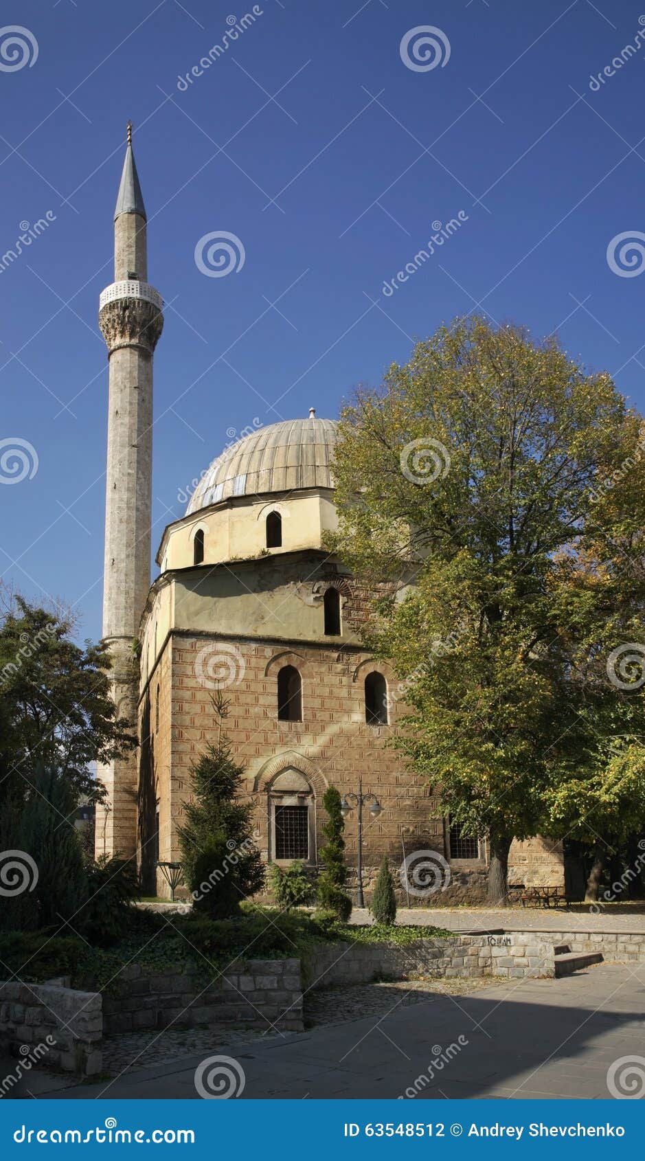 Jeni (Yeni) Mosque in Bitola. Macedonia Stock Photo - Image of town ...