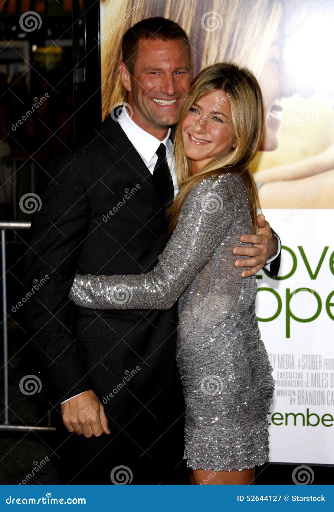 Jennifer Aniston Y Aaron Eckhart Fotografía editorial - Imagen de ...