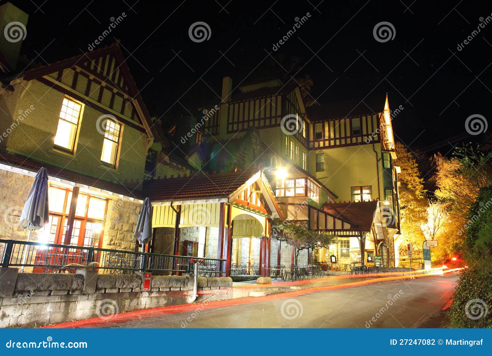Jenolan Caves Village at Night Editorial Photography - Image of ...