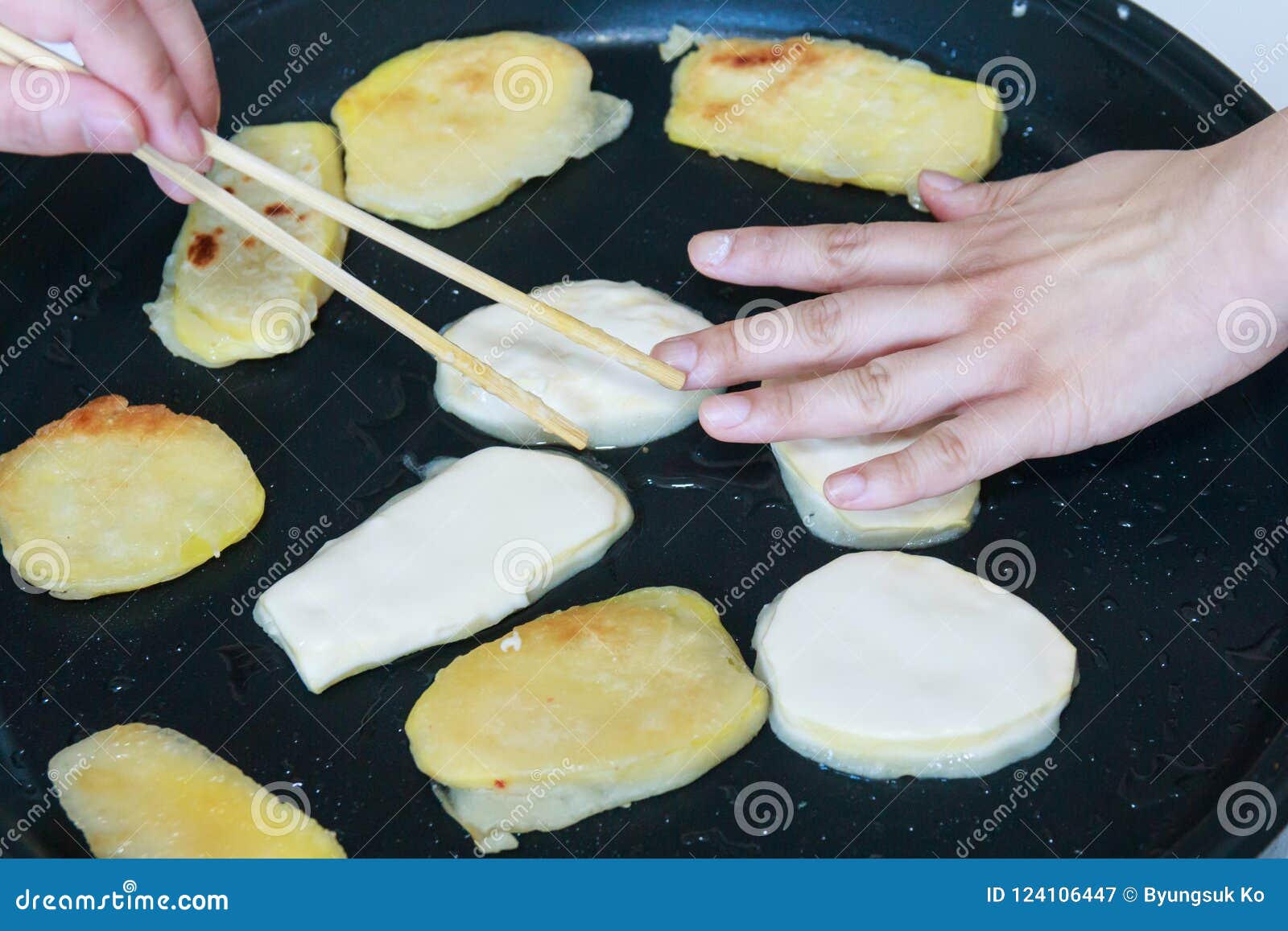 Jeon Tradicional Coreano De La Comida Imagen de archivo - Imagen de ...