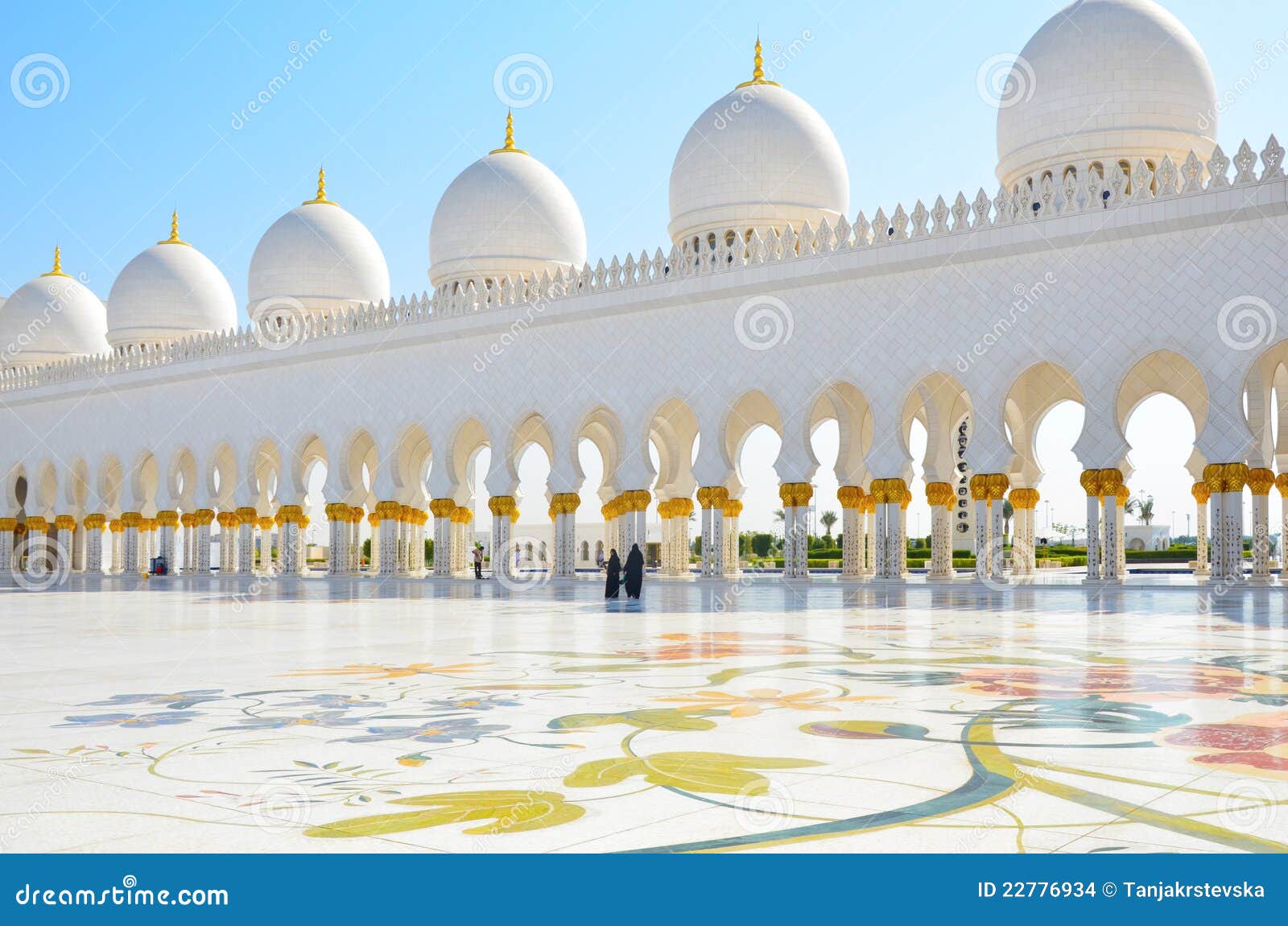 Jeque Zayed Mosque En Abu Dhabi, UAE Foto de archivo - Imagen de ...