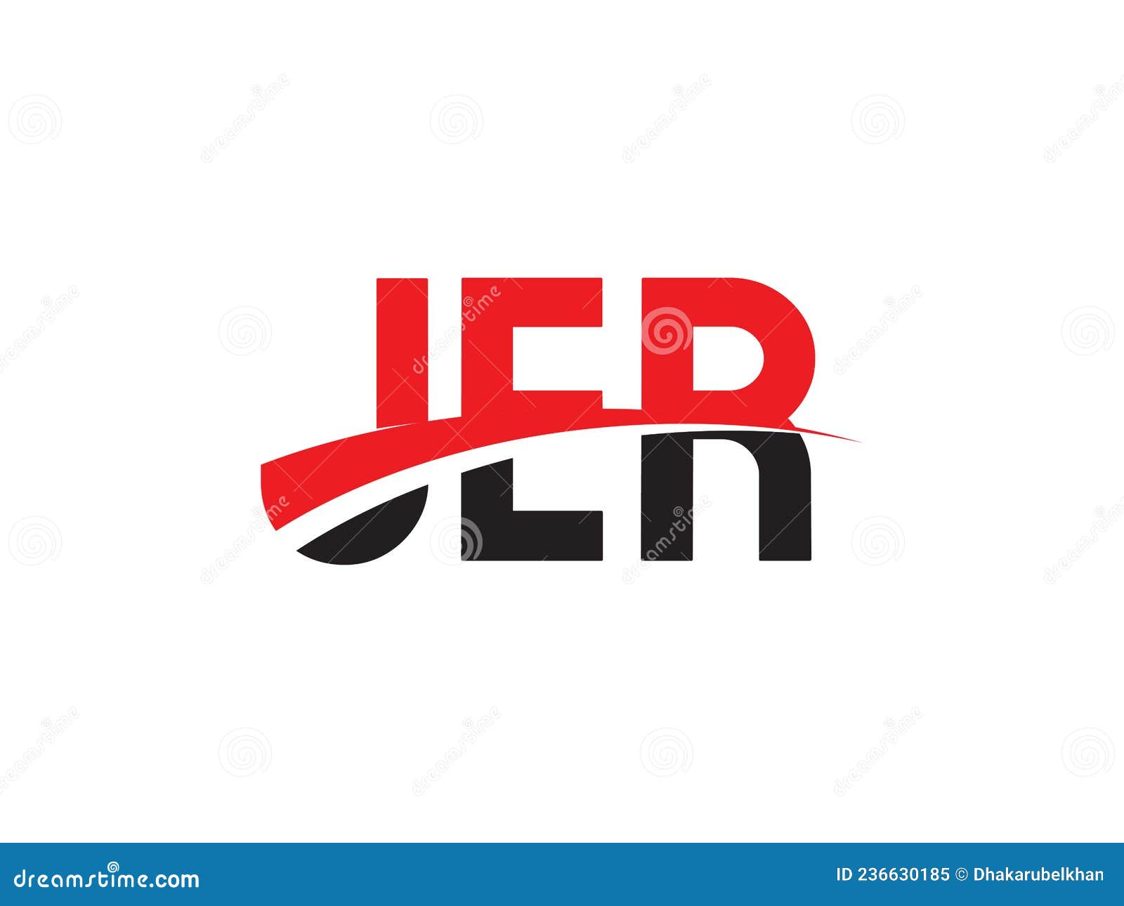JER Letter Initial Logo Design Vector Illustration Stock Vector ...