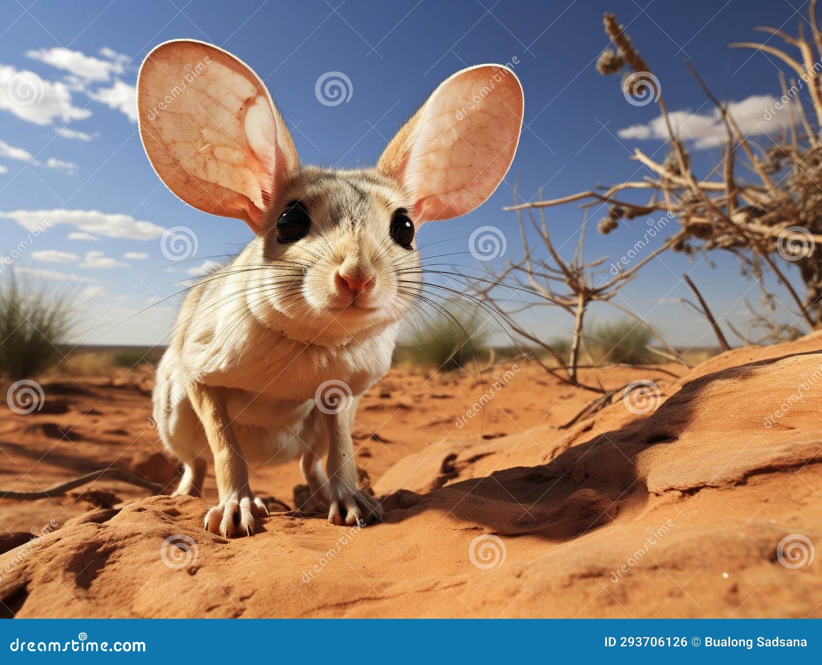Ai Generated Illustration Wildlife Concept of Jerboa Stock Illustration ...