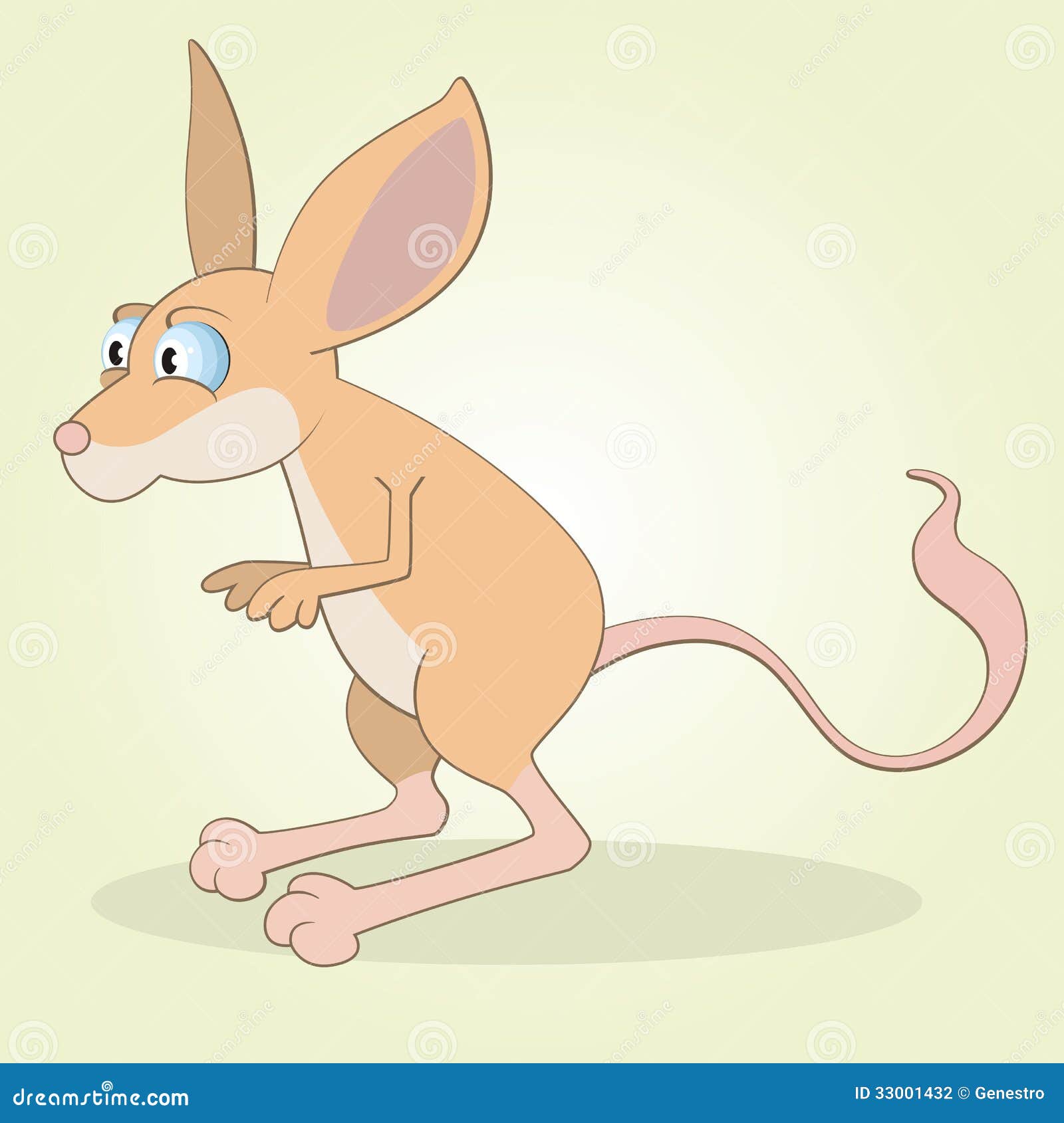 Jerboa stock vector. Illustration of jerboa, happiness - 33001432