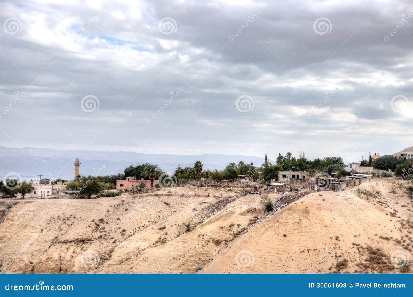 Jericho in judean desert stock photo. Image of tourist - 30661608