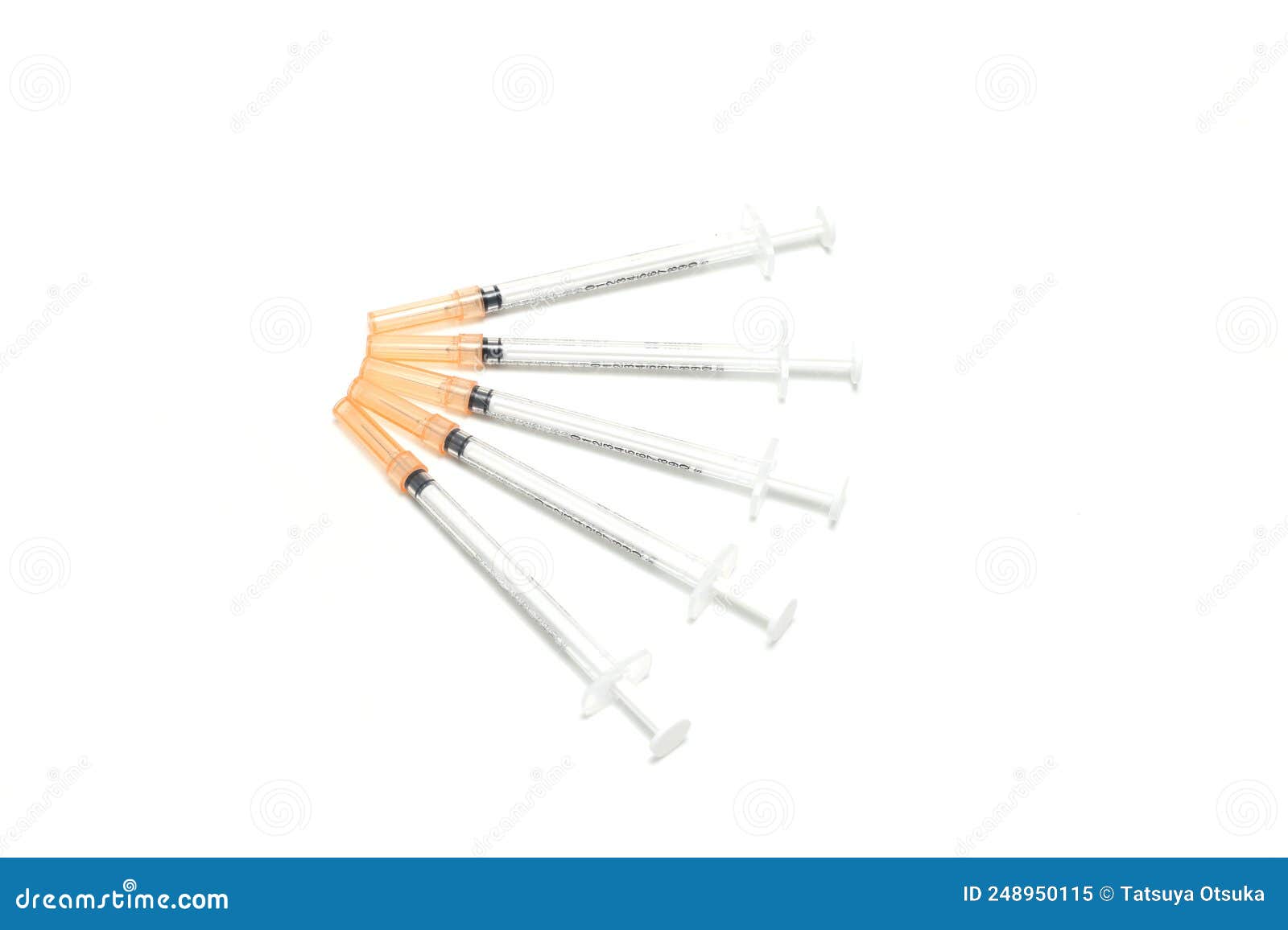 Jeringas Aisladas En Un Fondo Blanco. Imagen de archivo - Imagen de ...