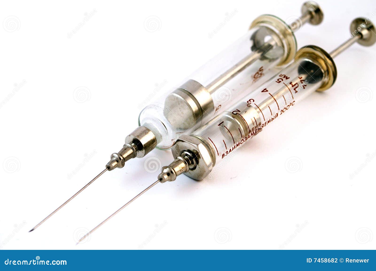 Jeringuilla foto de archivo. Imagen de aguja, jeringuilla - 7458682