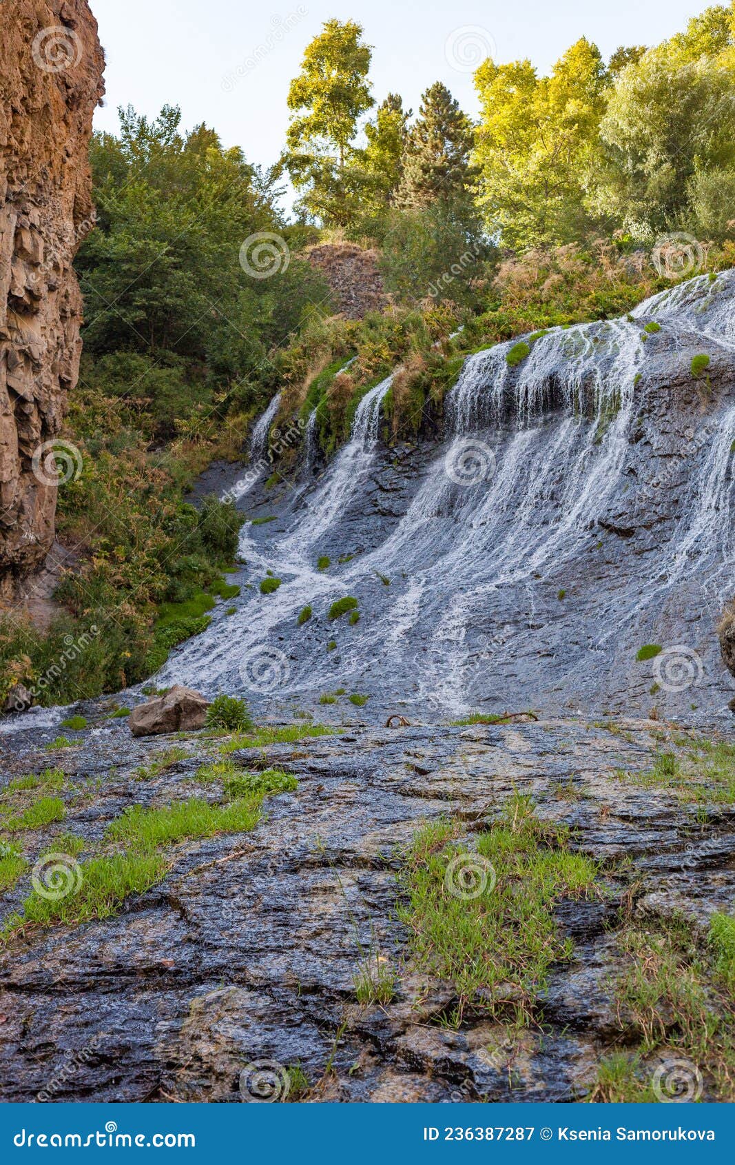 Jermuk Waterfall is Second Highest in Armenia Stock Image - Image of ...