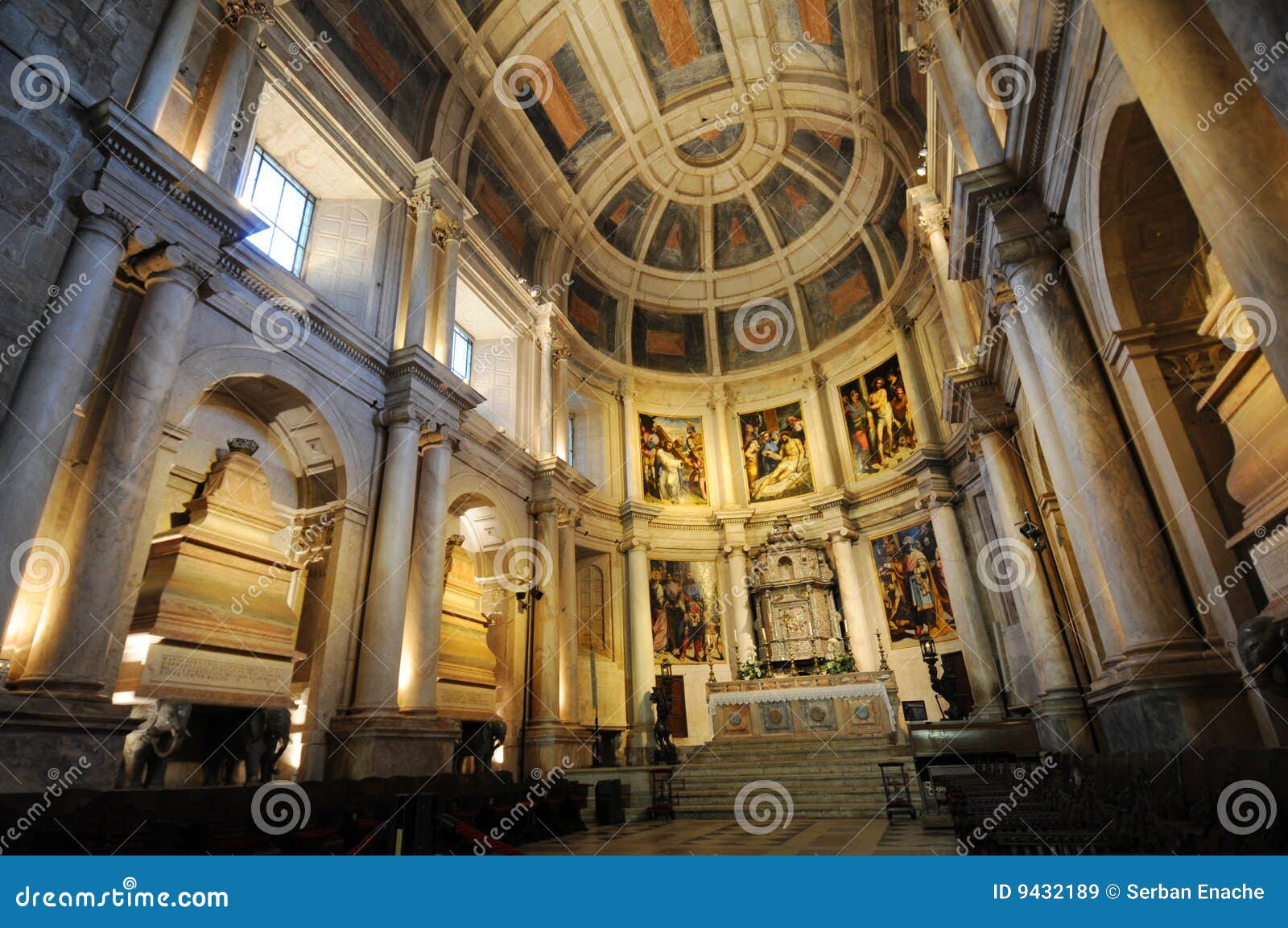 Jeronimo Monastery Interior Stock Image - Image of european ...