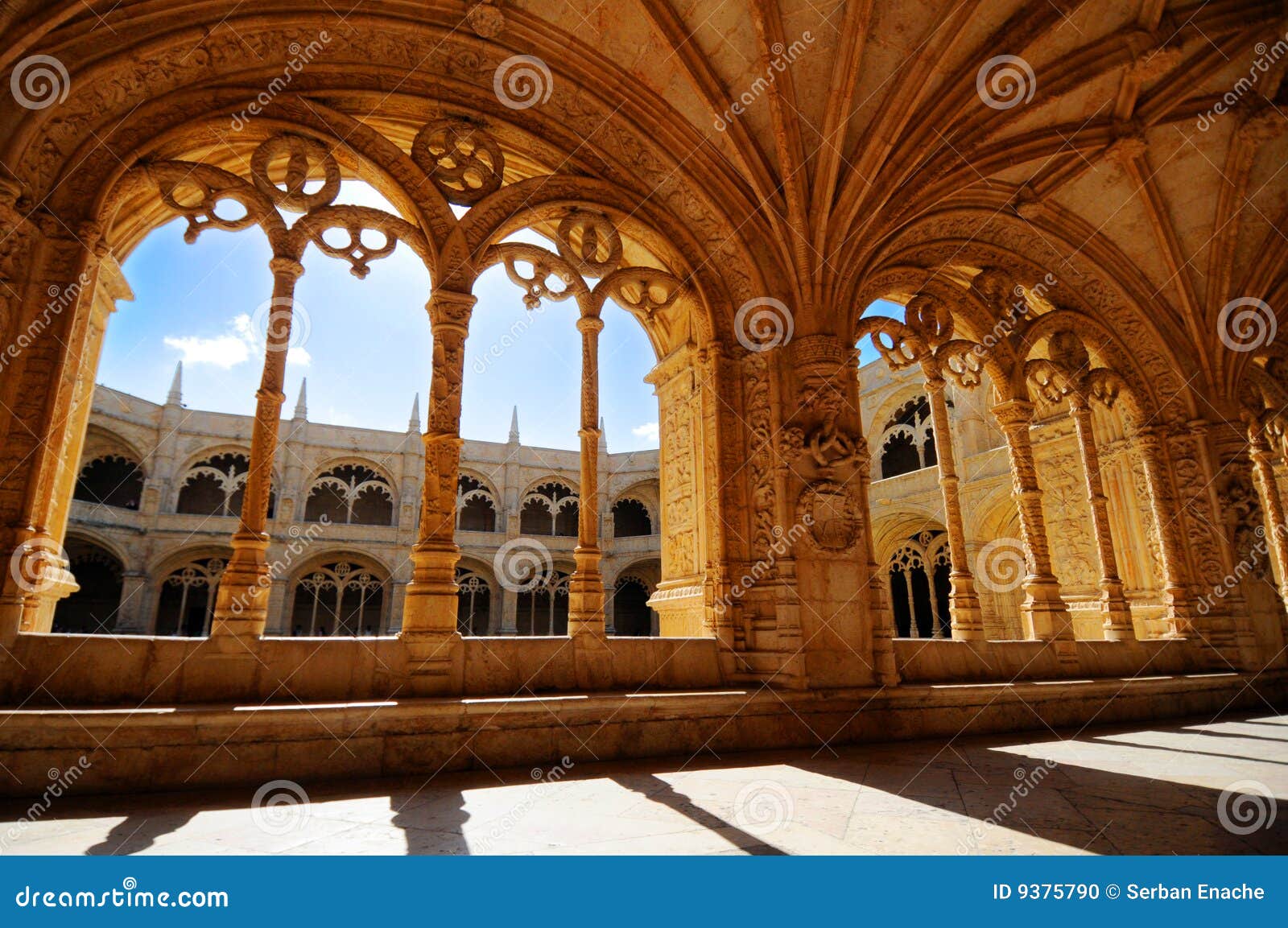 Jeronimo s Monastery stock photo. Image of antique, columns - 9375790