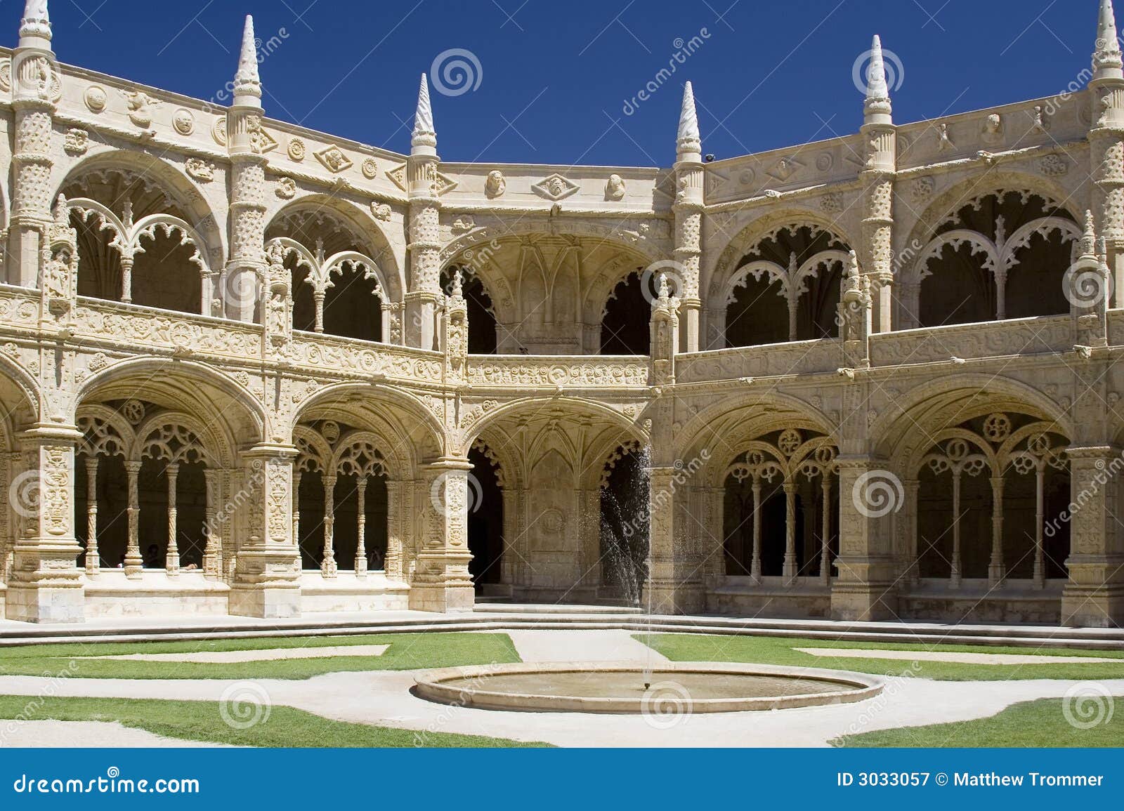 Jeronimos Monastery Cloister Stock Image - Image of europe, unesco: 3033057