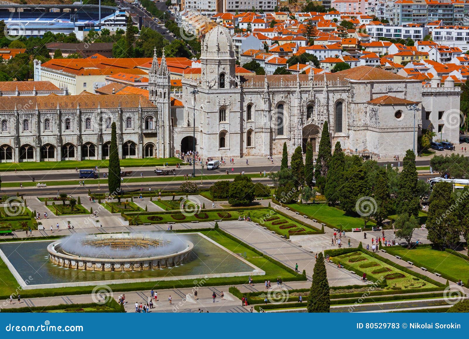 The Jeronimos Monastery - Lisbon Portugal Stock Image - Image of ...
