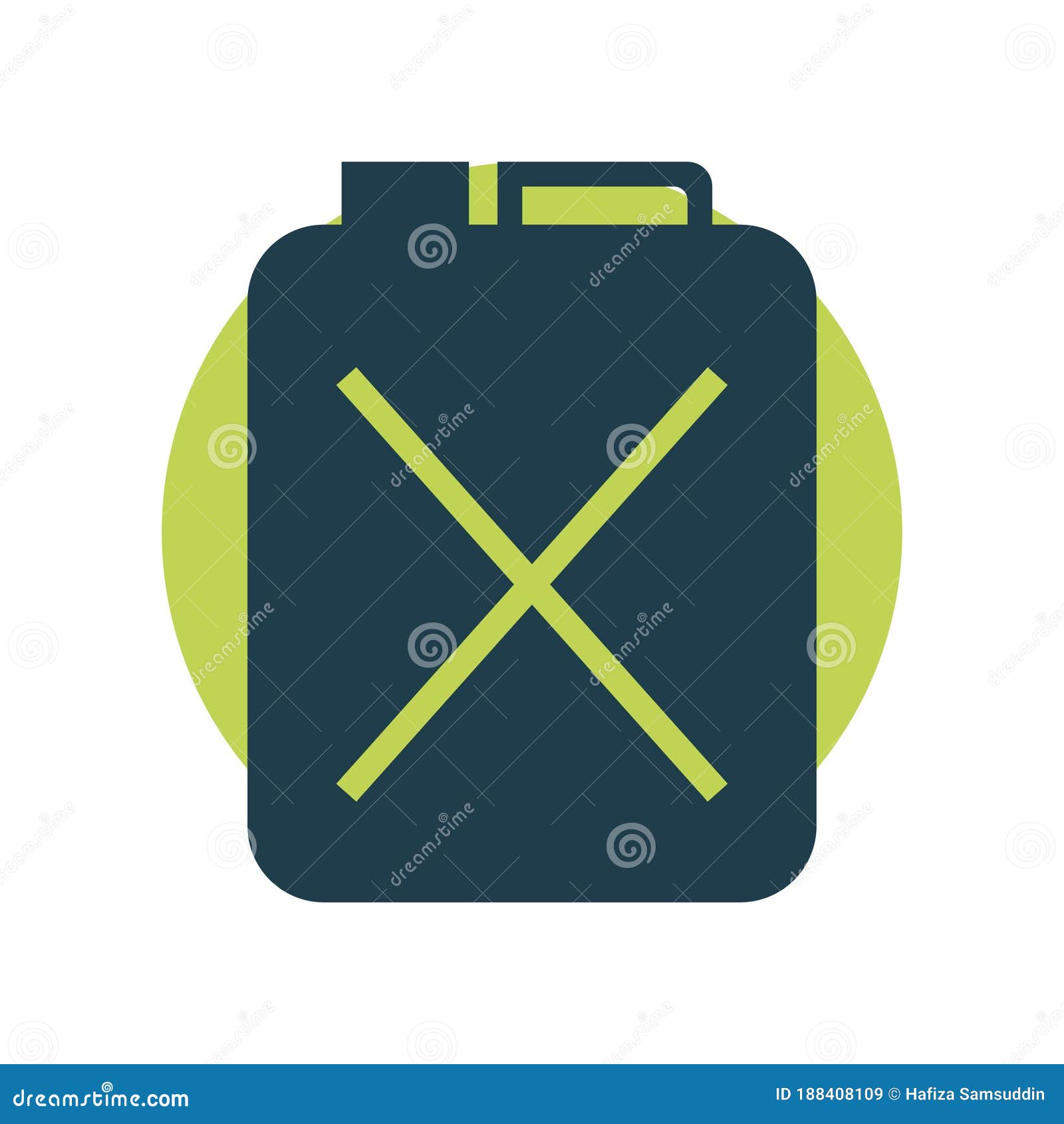 Jerry Can. Vector Illustration Decorative Design Stock Vector ...