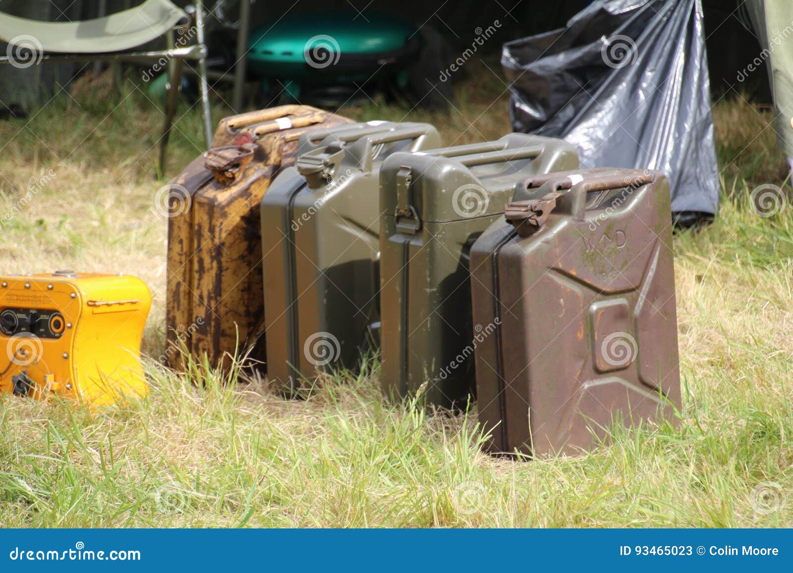 Jerry cans editorial stock photo. Image of army, fuel - 93465023
