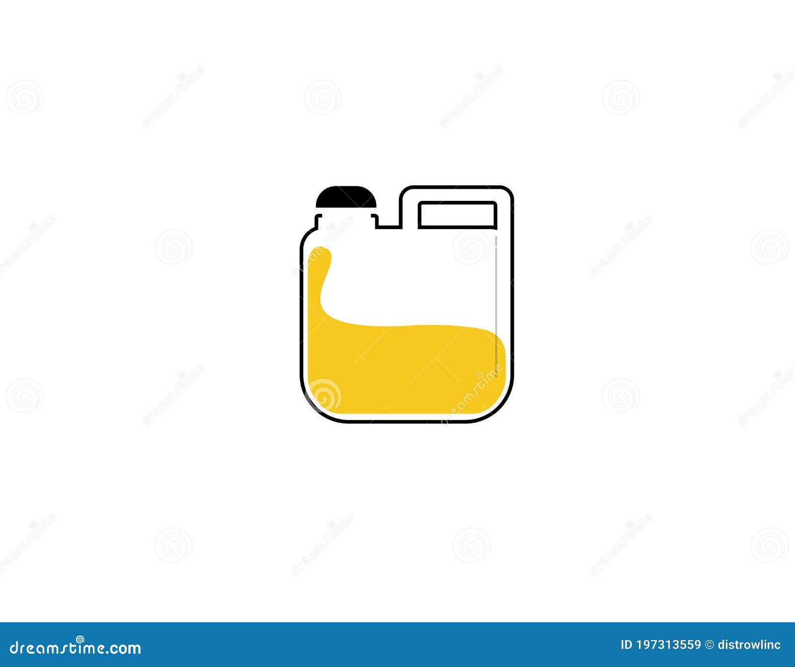 Jerry Can Icon Vector Set. Canister Illustration Sign Collection ...