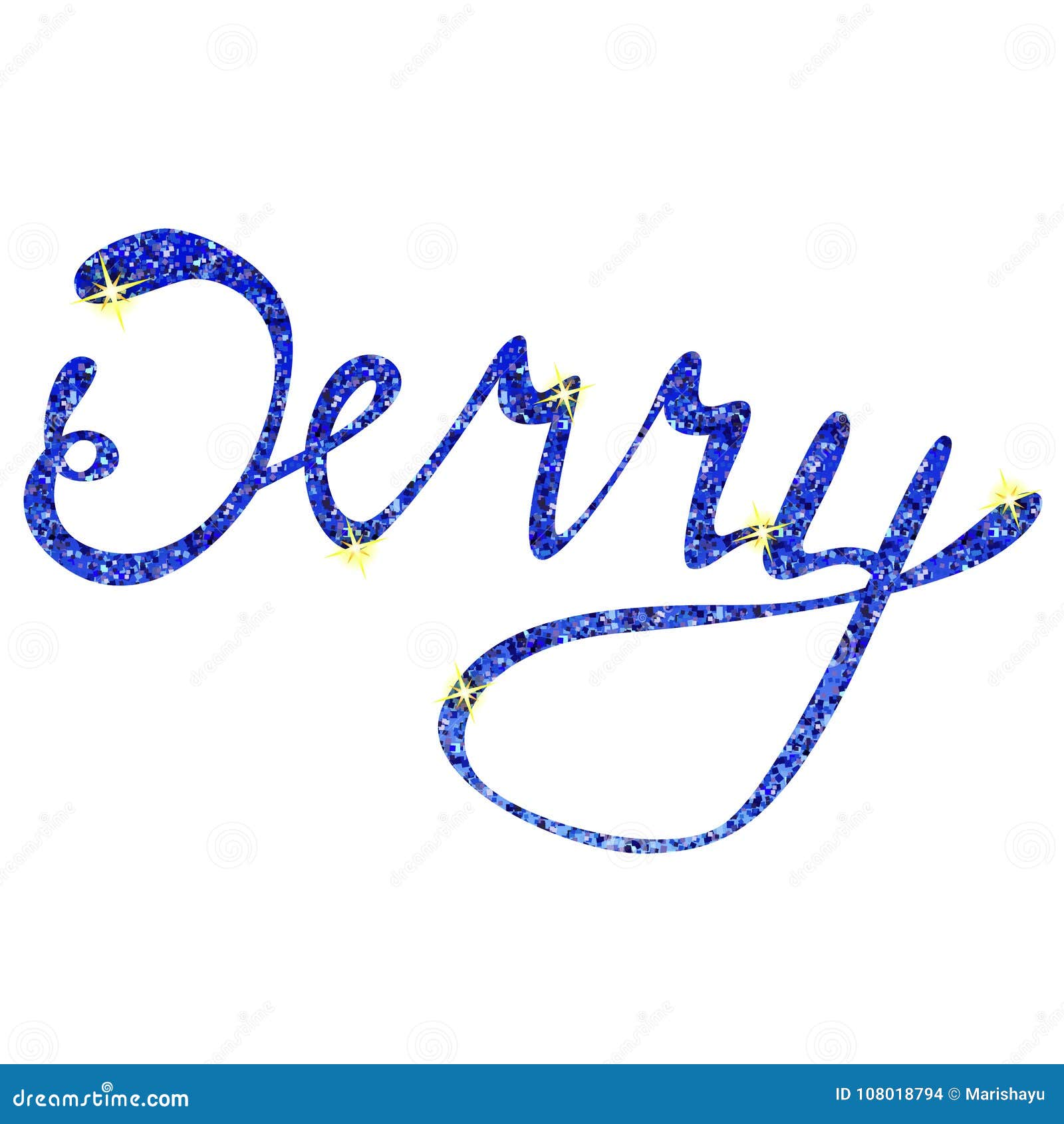 Jerry Name Lettering Tinsels Stock Vector - Illustration of celebration ...
