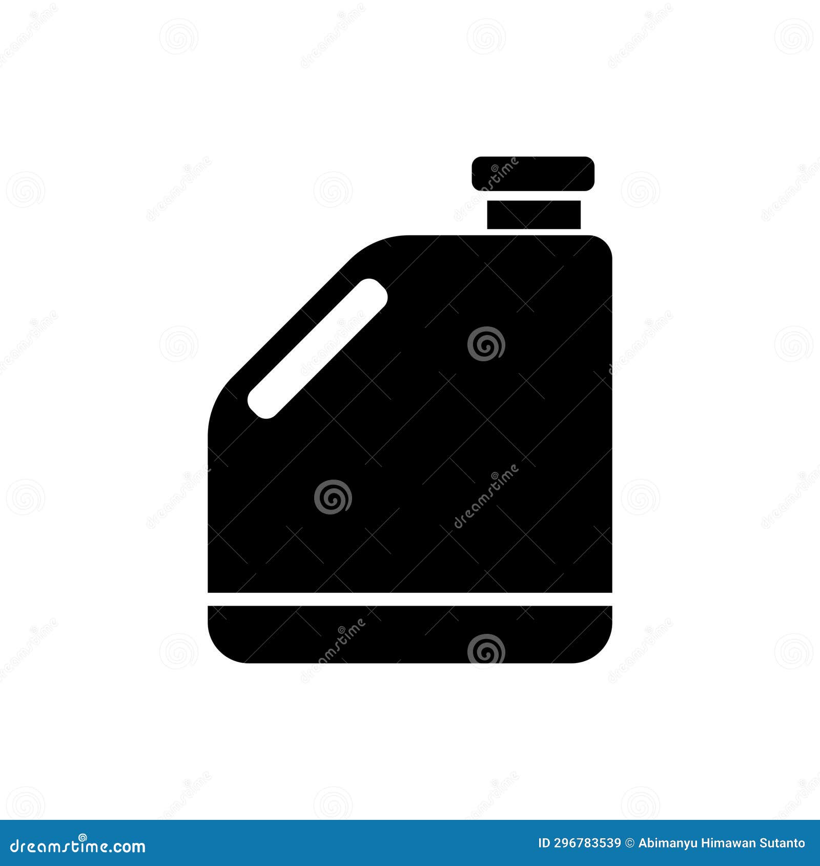 Jerrycan icon vector stock vector. Illustration of production - 296783539