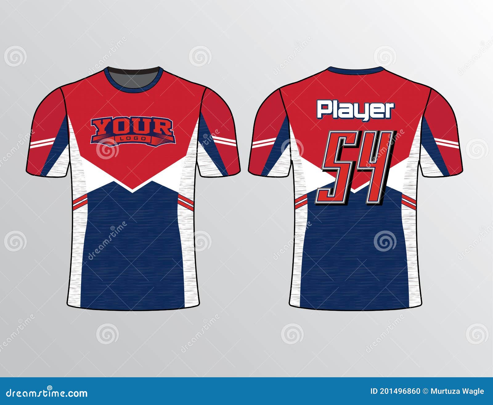 Heather Pattern Filled with Red and Blue Colors Design Shirt Stock ...