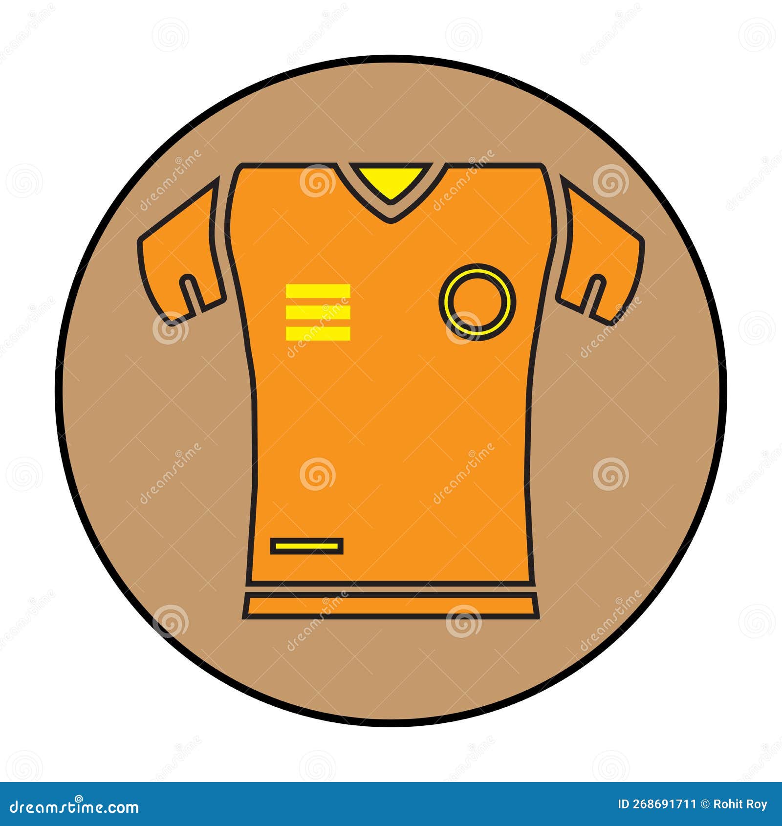 Jersey icon stock illustration. Illustration of soccer - 268691711