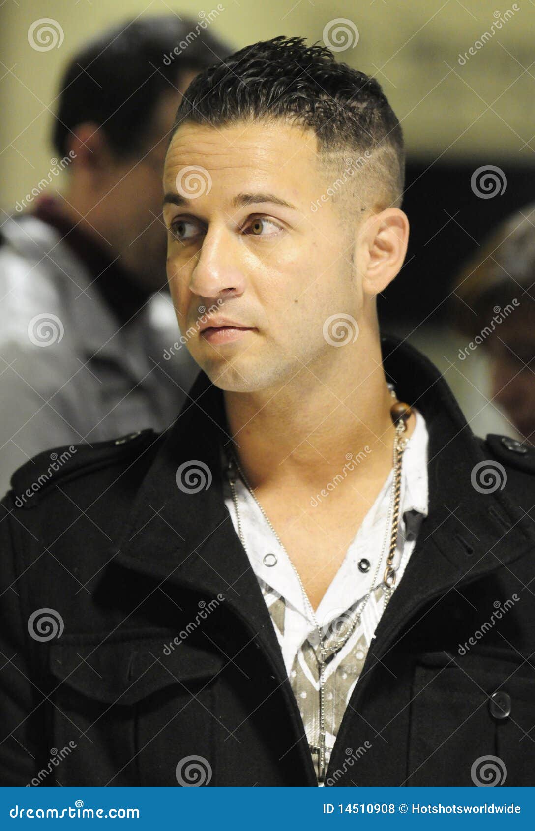 Jersey Shore Actor Mike Aka the Situation at LAX Editorial Stock Photo ...