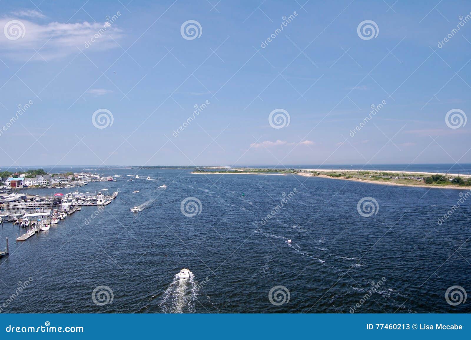 Jersey Shore coastline stock image. Image of sailing - 77460213