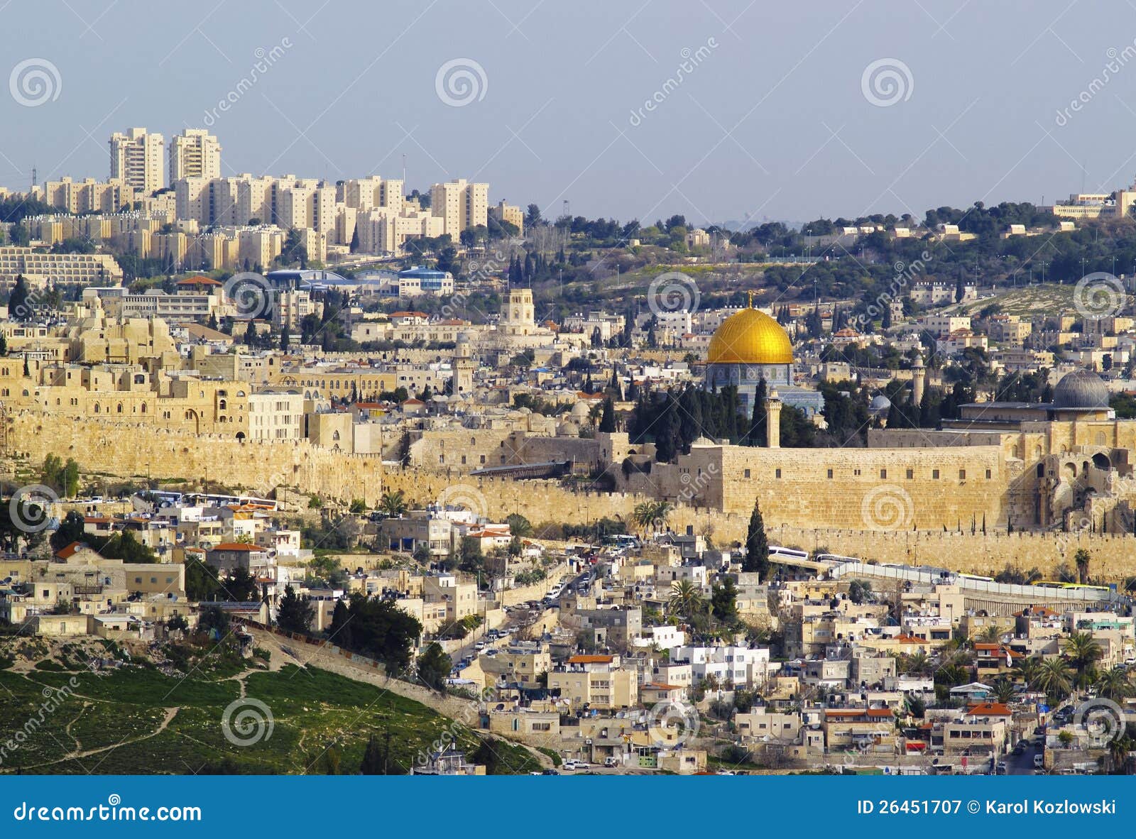 Jerusalem stock image. Image of cityscape, jerusalem - 26451707