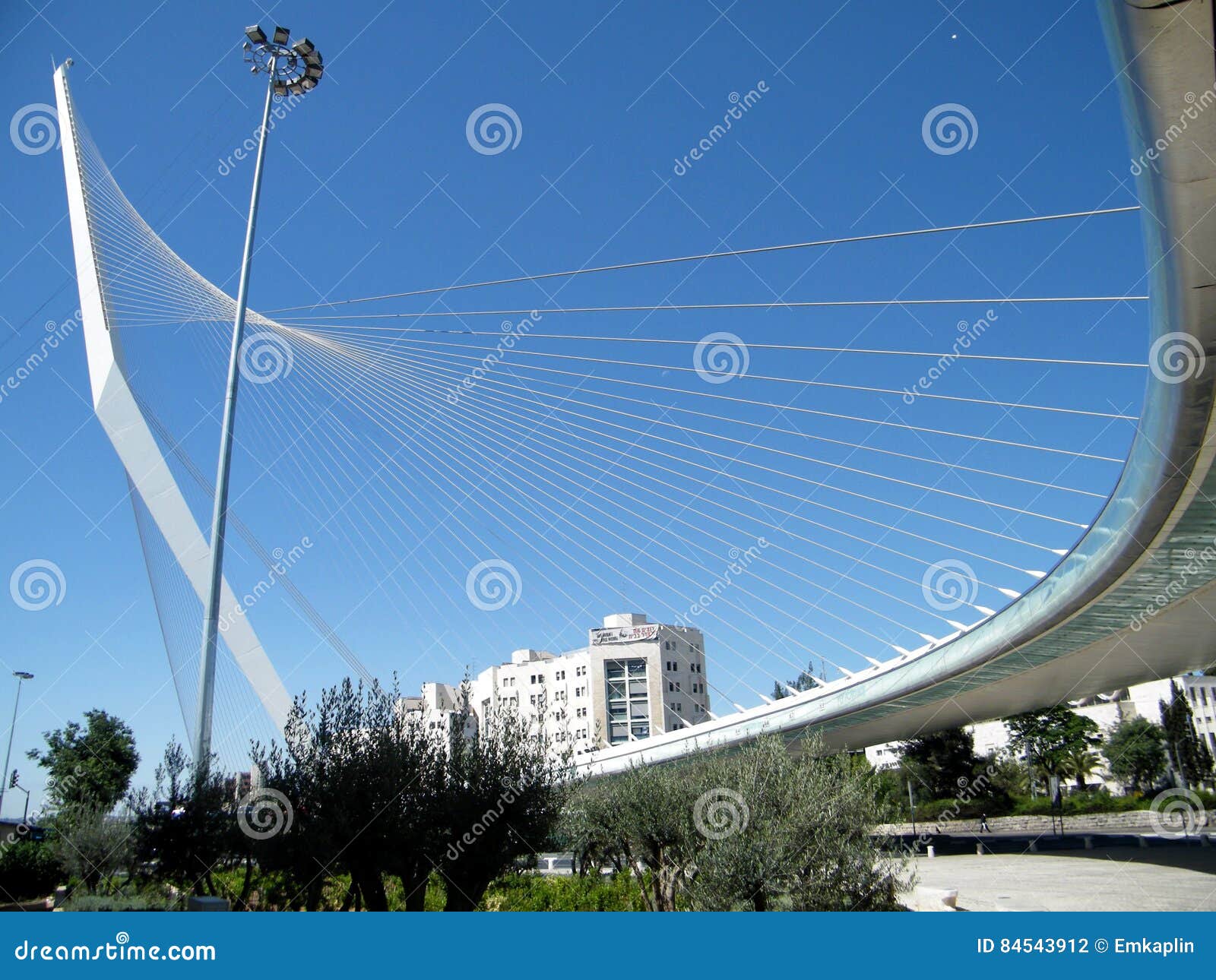 Jerusalem the Chords Bridge May 2010 Editorial Photography - Image of ...