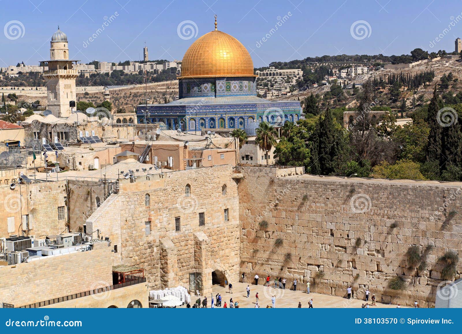 Jerusalem, Dome of the Rock Stock Photo - Image of moslem, dome: 38103570