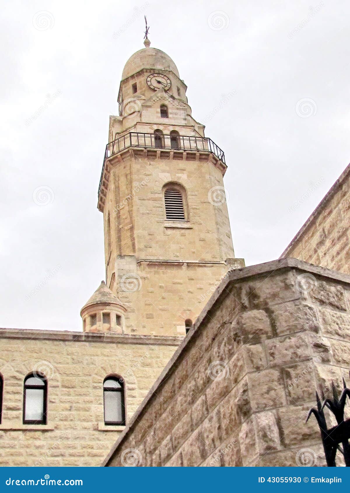 Jerusalem Dormition Abbey Bell Tower 2012 Editorial Image - Image of ...