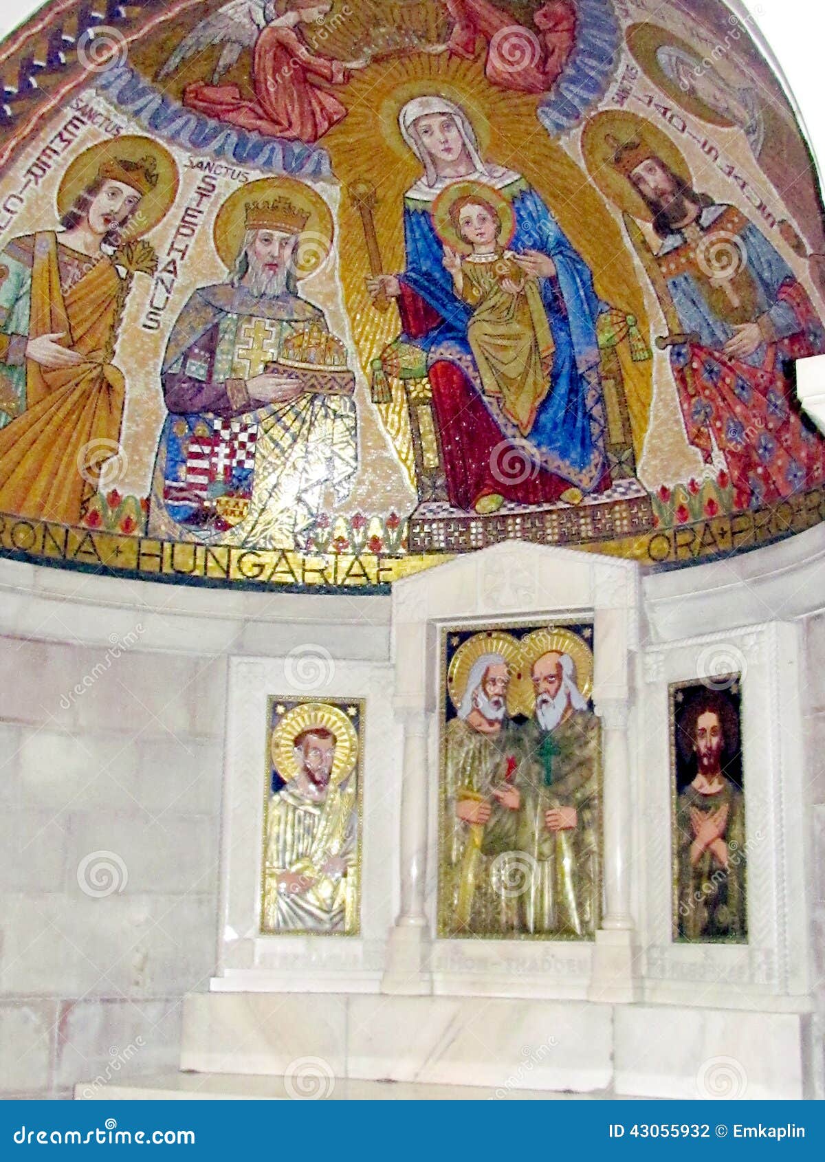 Jerusalem Dormition Abbey Crypt Altar Hungary 2012 Editorial ...
