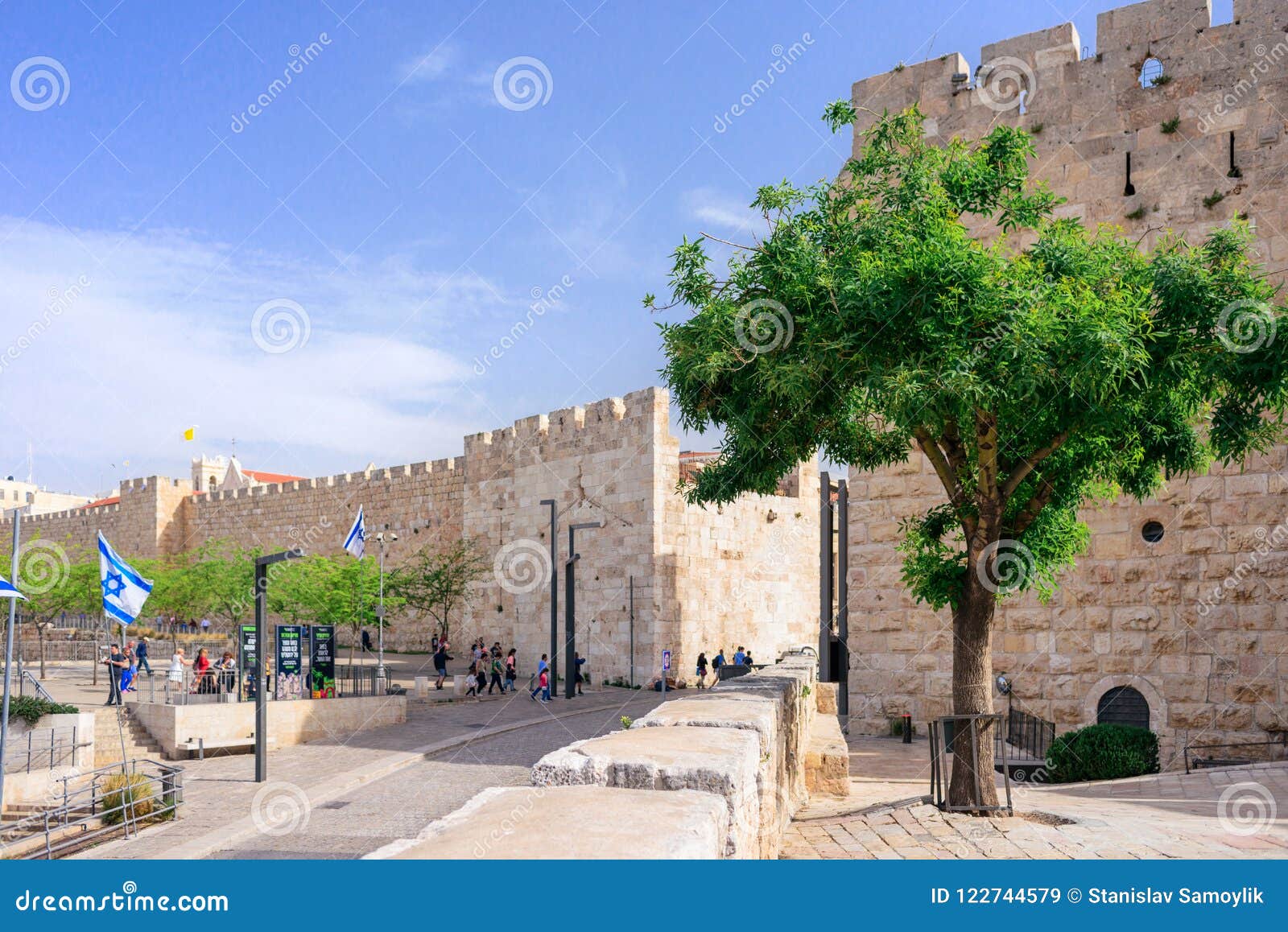 JERUSALEM, ISRAEL - APRIL 2017: Jaffa Gate - Jerusalem Old City ...