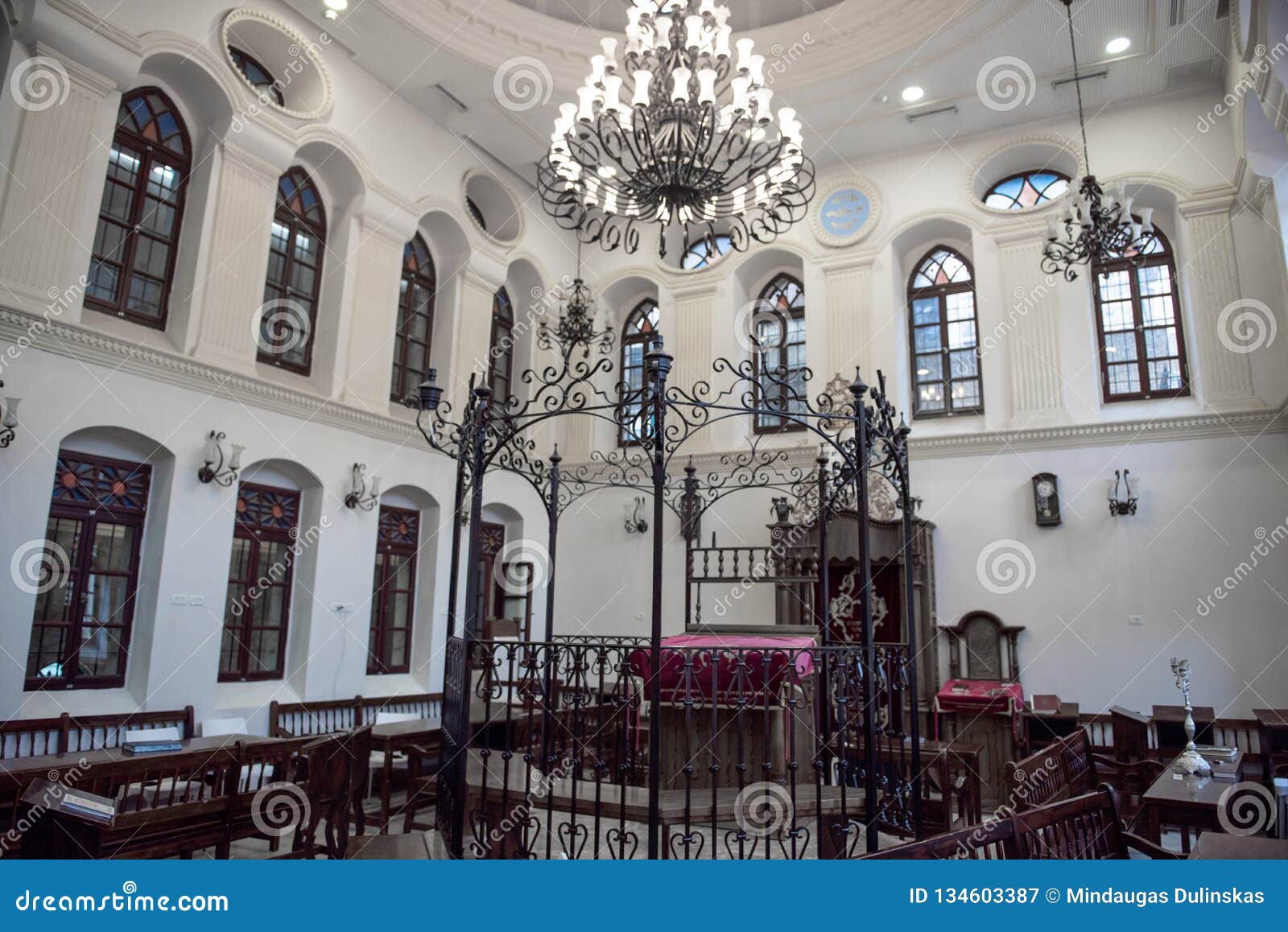 JERUSALEM, ISRAEL - DECEMBER 04, 2018: Synagogue Interior in Jerusalem ...